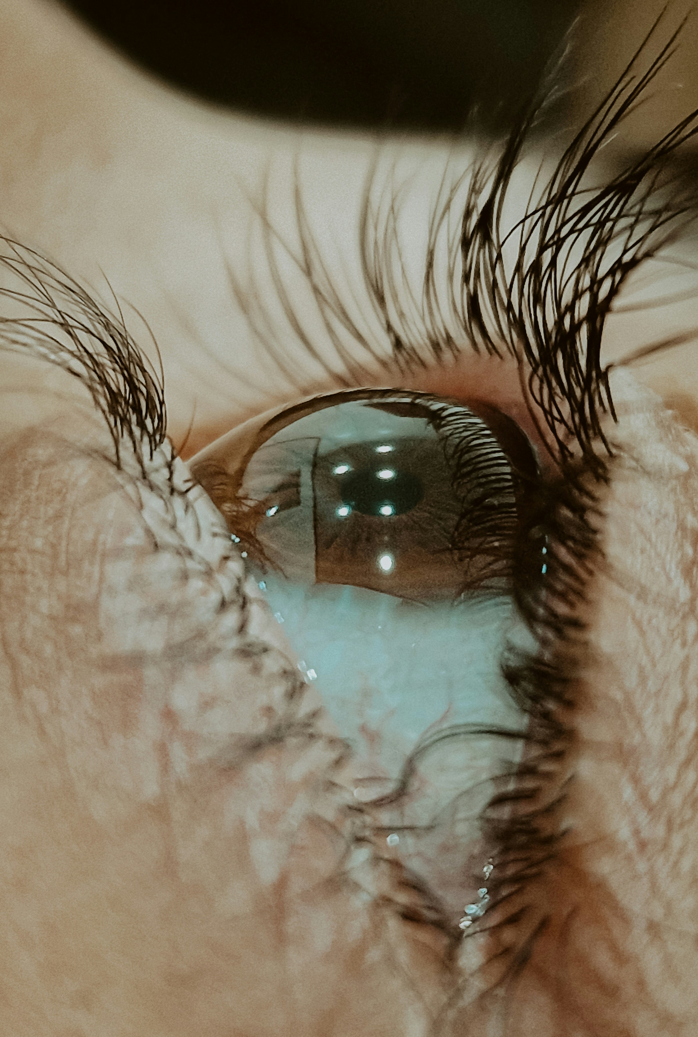 Look that eyes 👀 | An eye with a reflective surface.