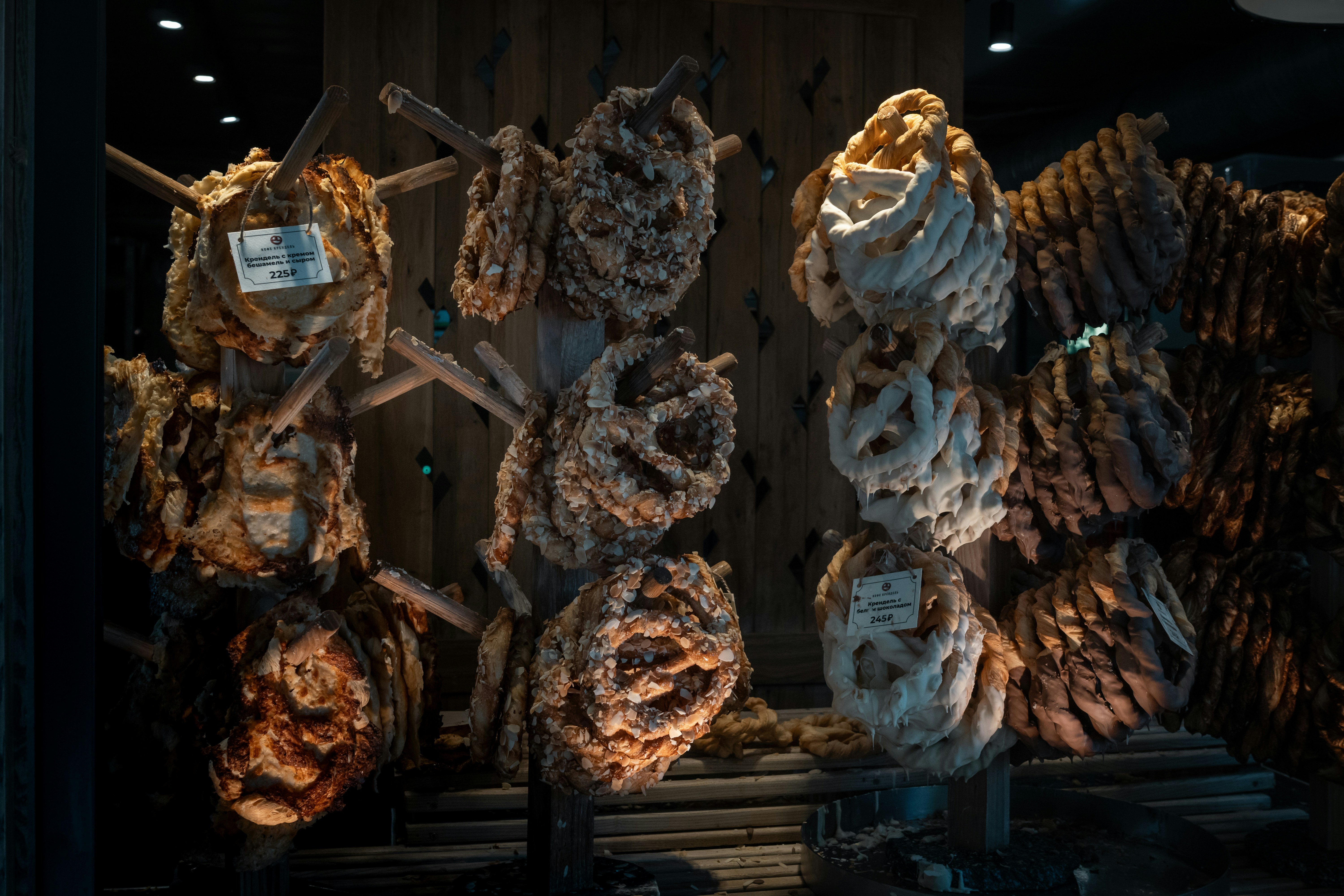 Nocturnal Racks: Blue-Glow Charcuterie in a Quiet Smokehouse