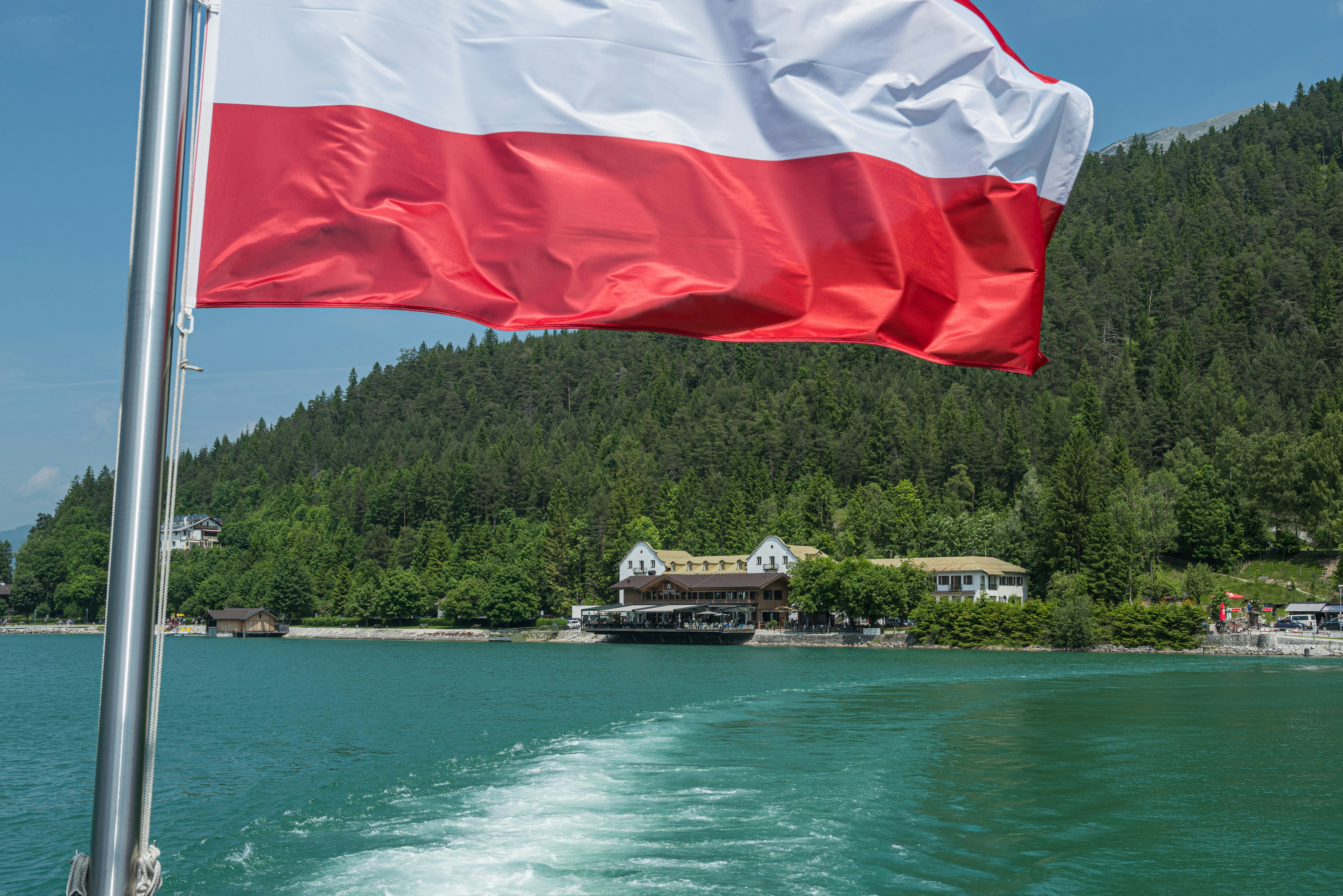 Waves of Heritage: The Polish Flag in Motion