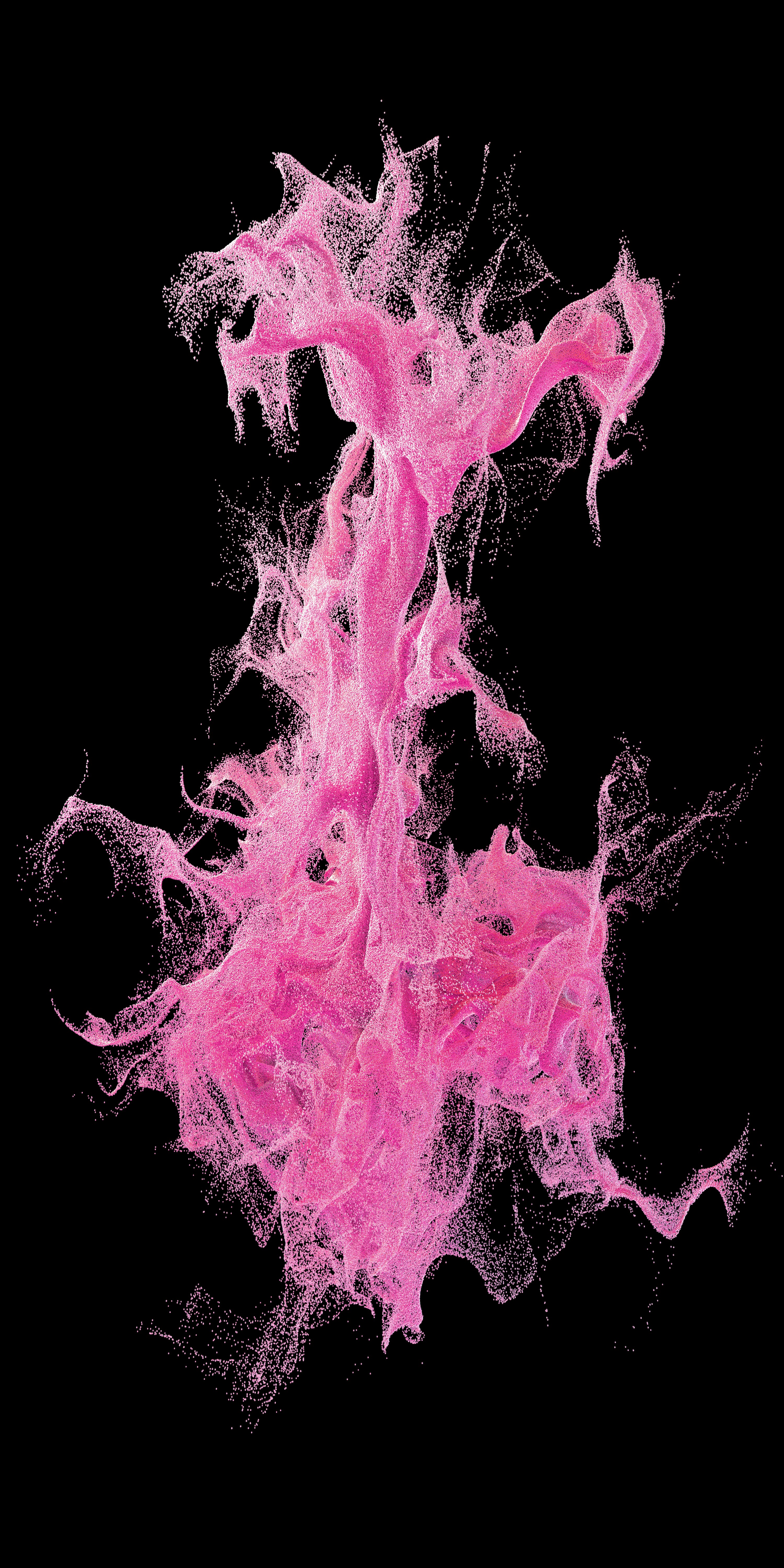 Pink abstract art floats on a black background. photo – Free Abstract Image on Unsplash