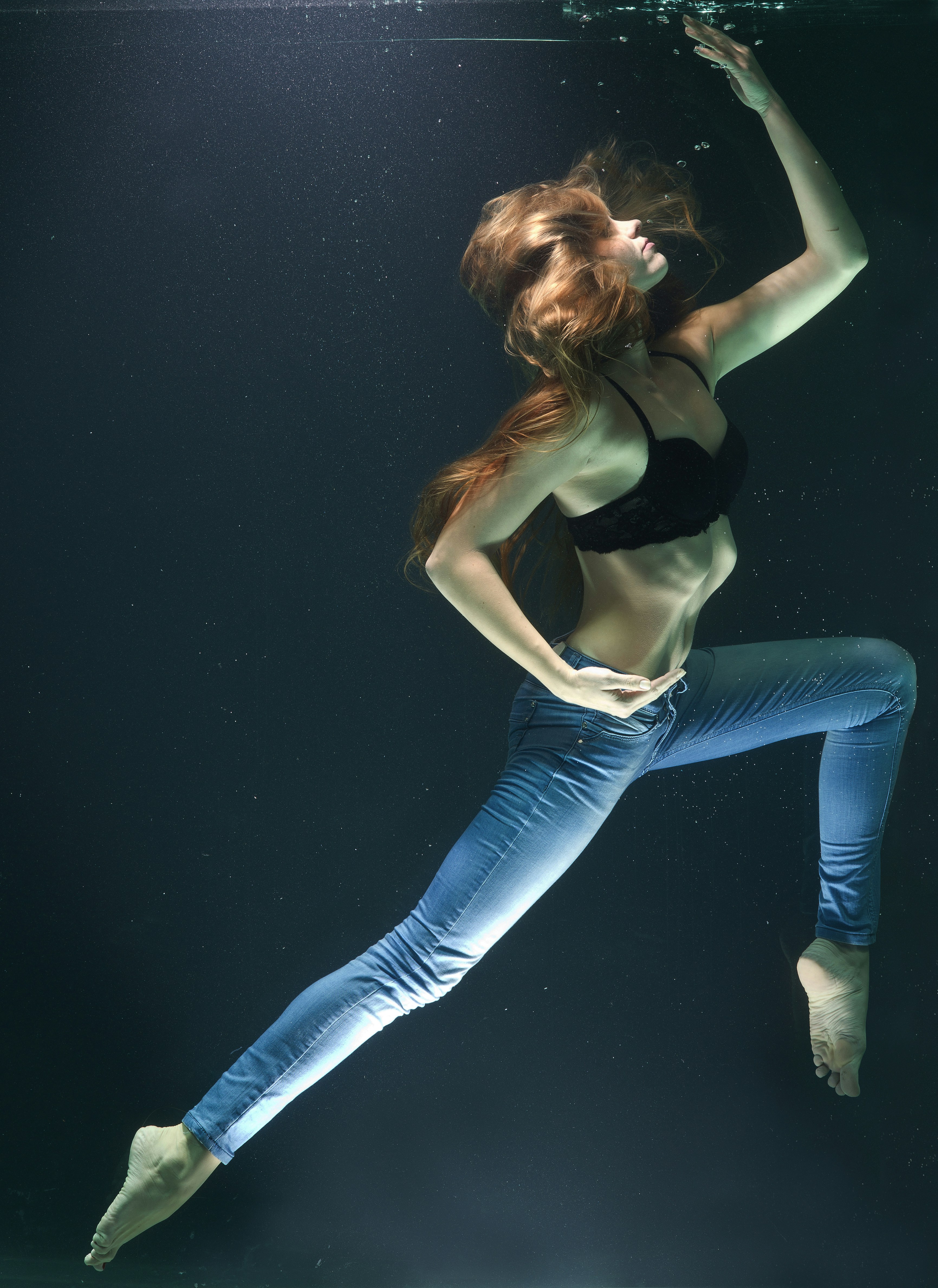 Fluid Grace: A Dance Beneath the Surface