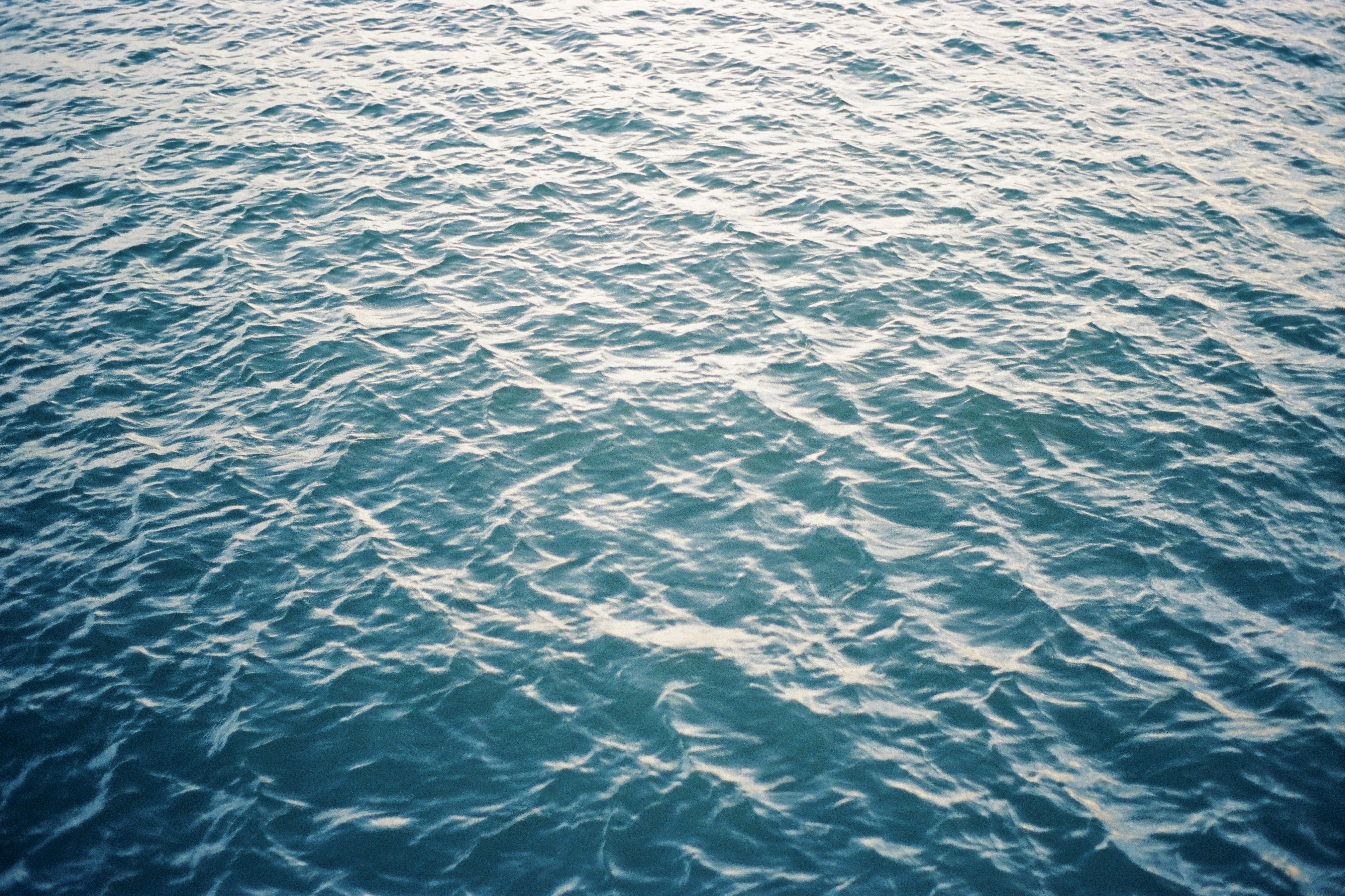 The image shows the surface of the water. photo – Free Sea Image on ...