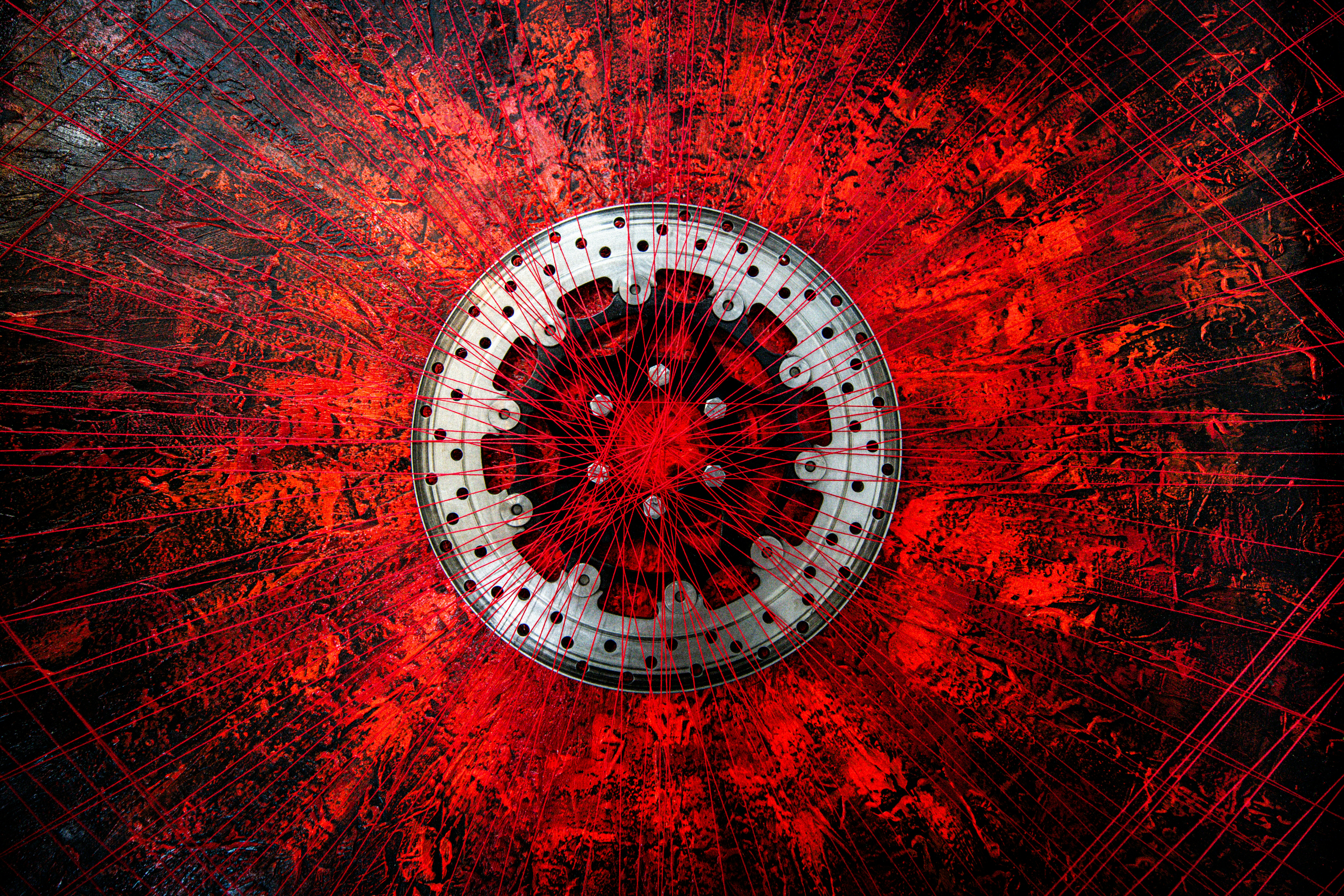 Red Dynamo: A Metallic Disc in a Burst of Energy