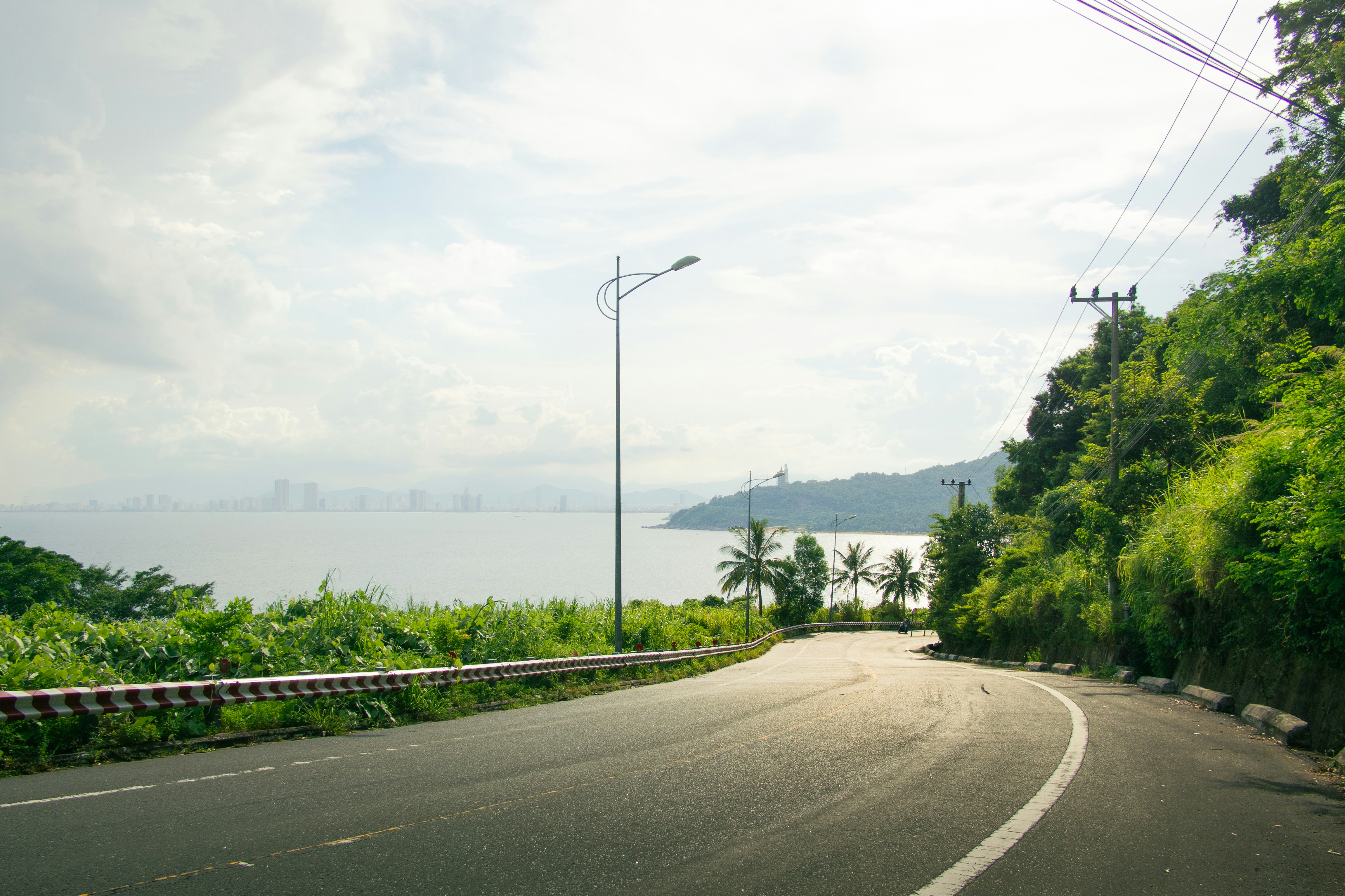 A road in Son Tra, Da Nang city