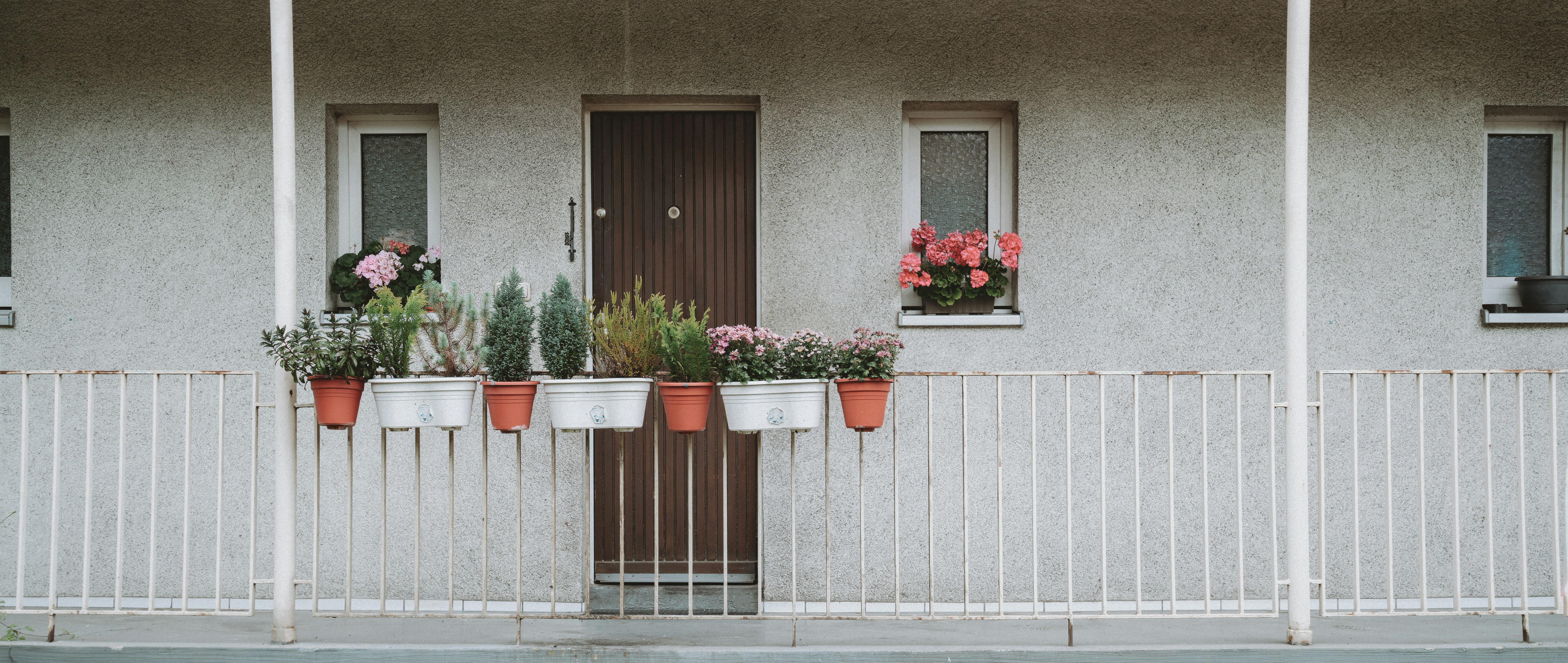 Floral Embrace at the Doorstep