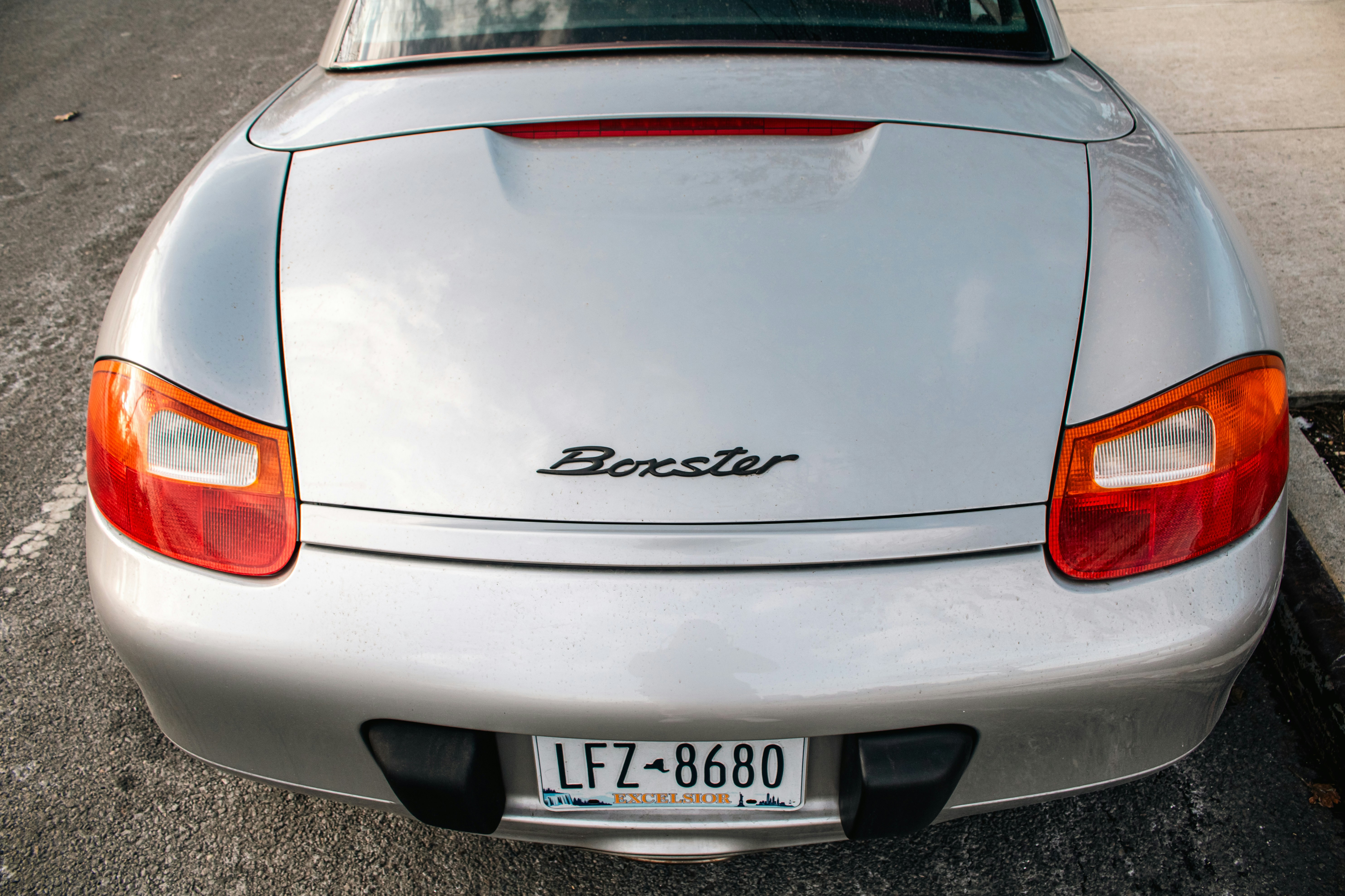 Silvered Porsche Portrait: The Borster Badge and Curved Tail