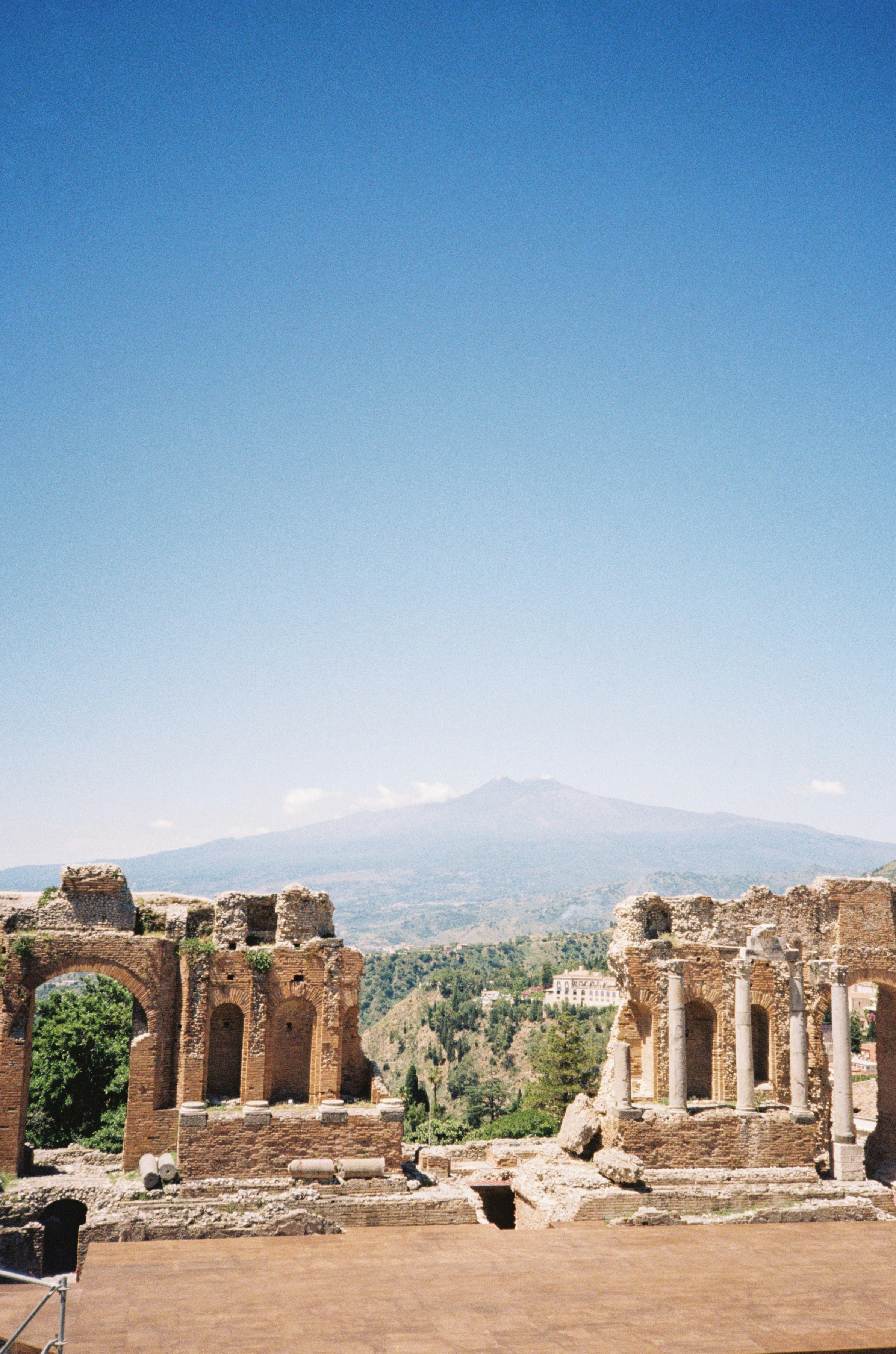 Echoes of Ancient Grandeur Against a Majestic Backdrop