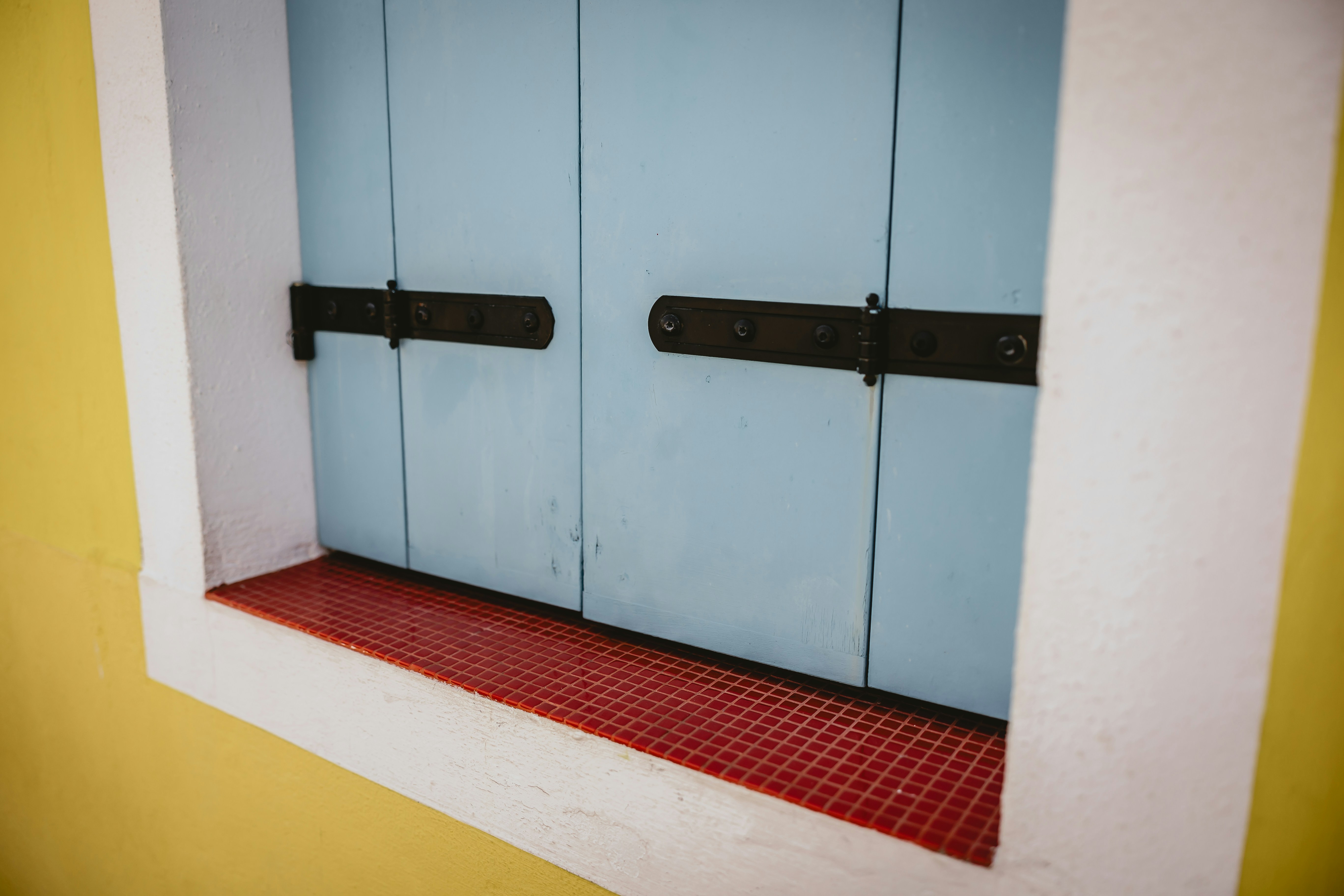 Charming Facade: A Study in Color and Texture