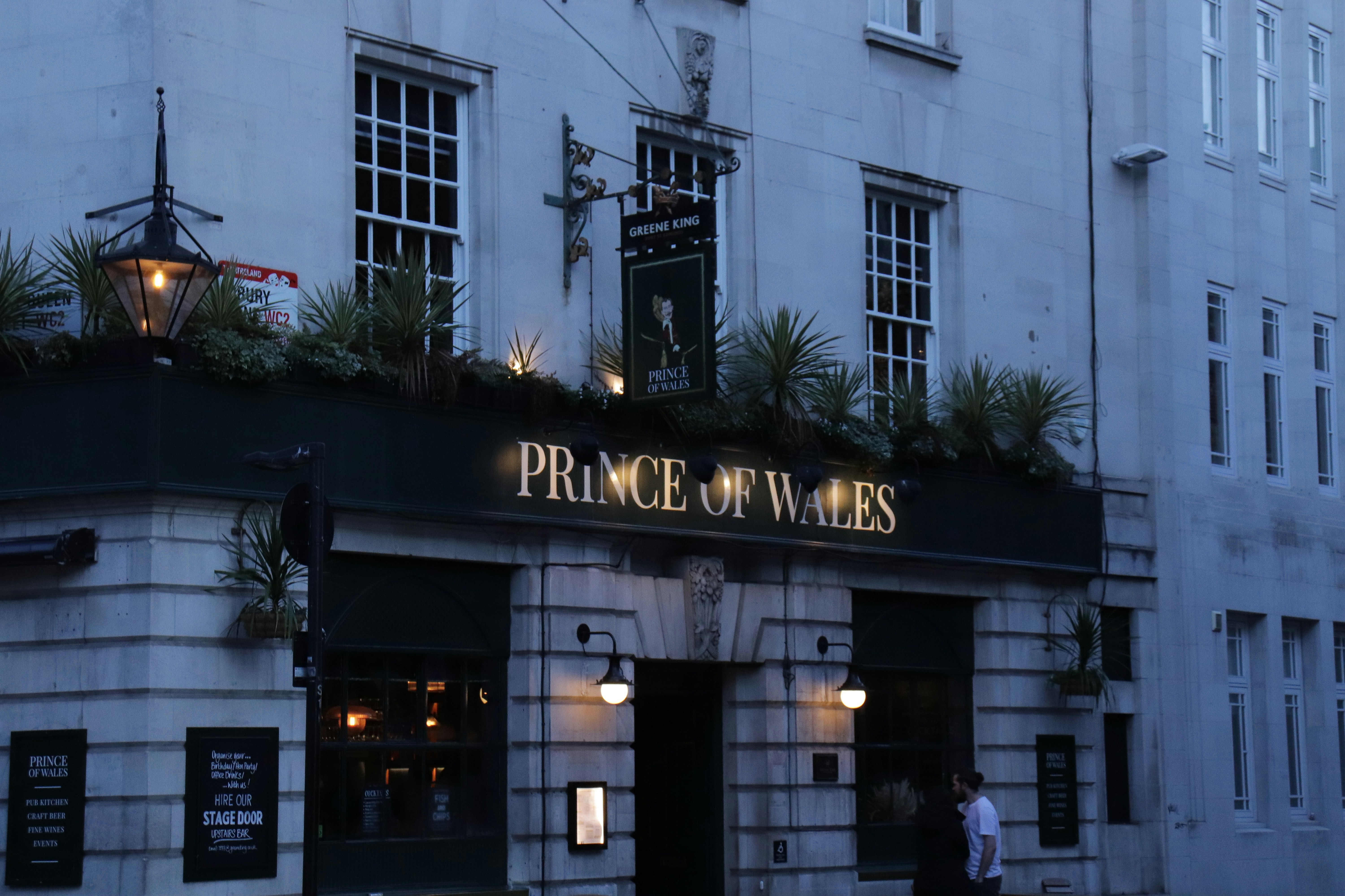 Prince of Wales: Evening Facade of a Classic Pub