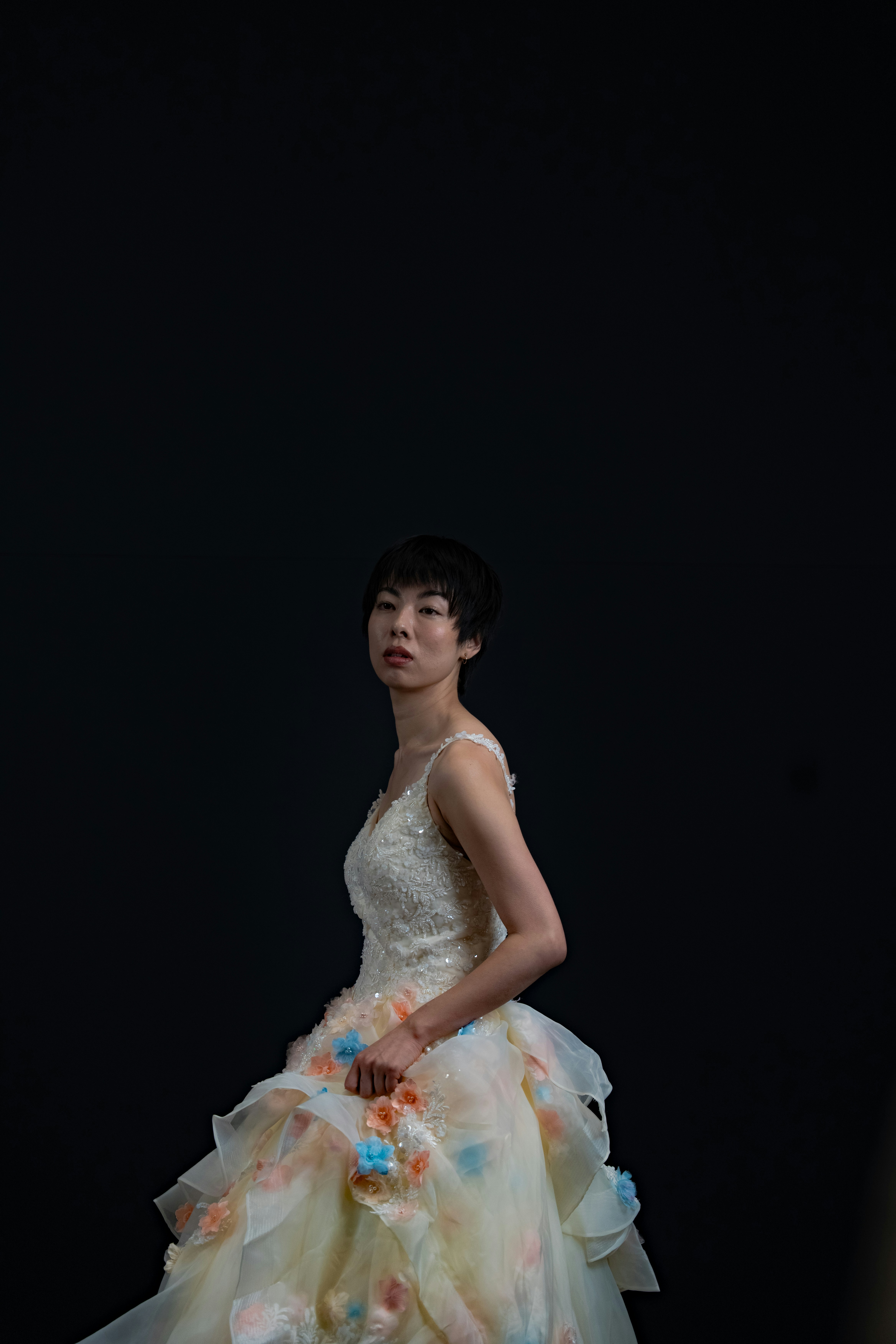 Elegance in Motion: A Modern Bridal Portrait