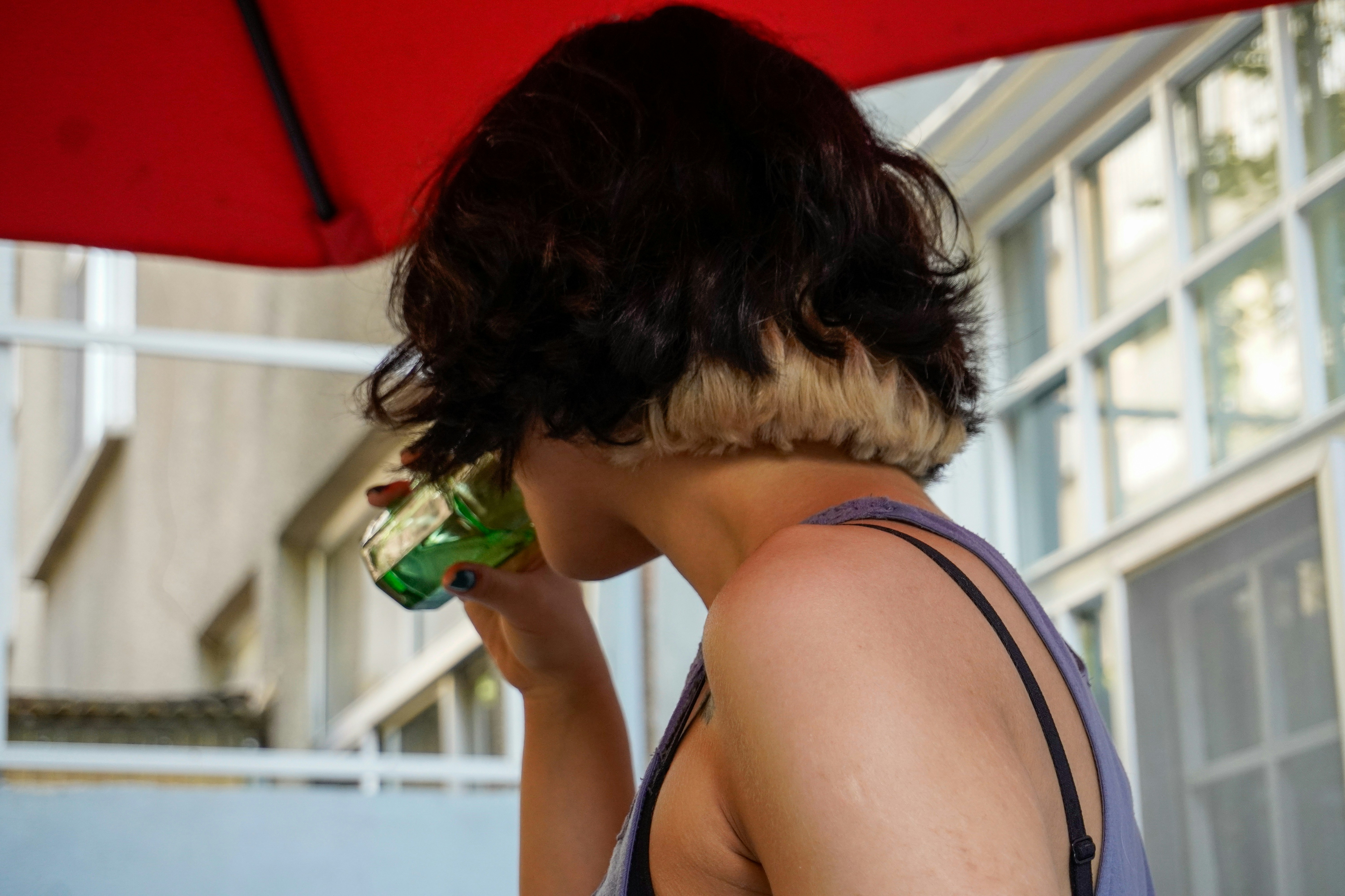 Sipping Serenity Under the Shade