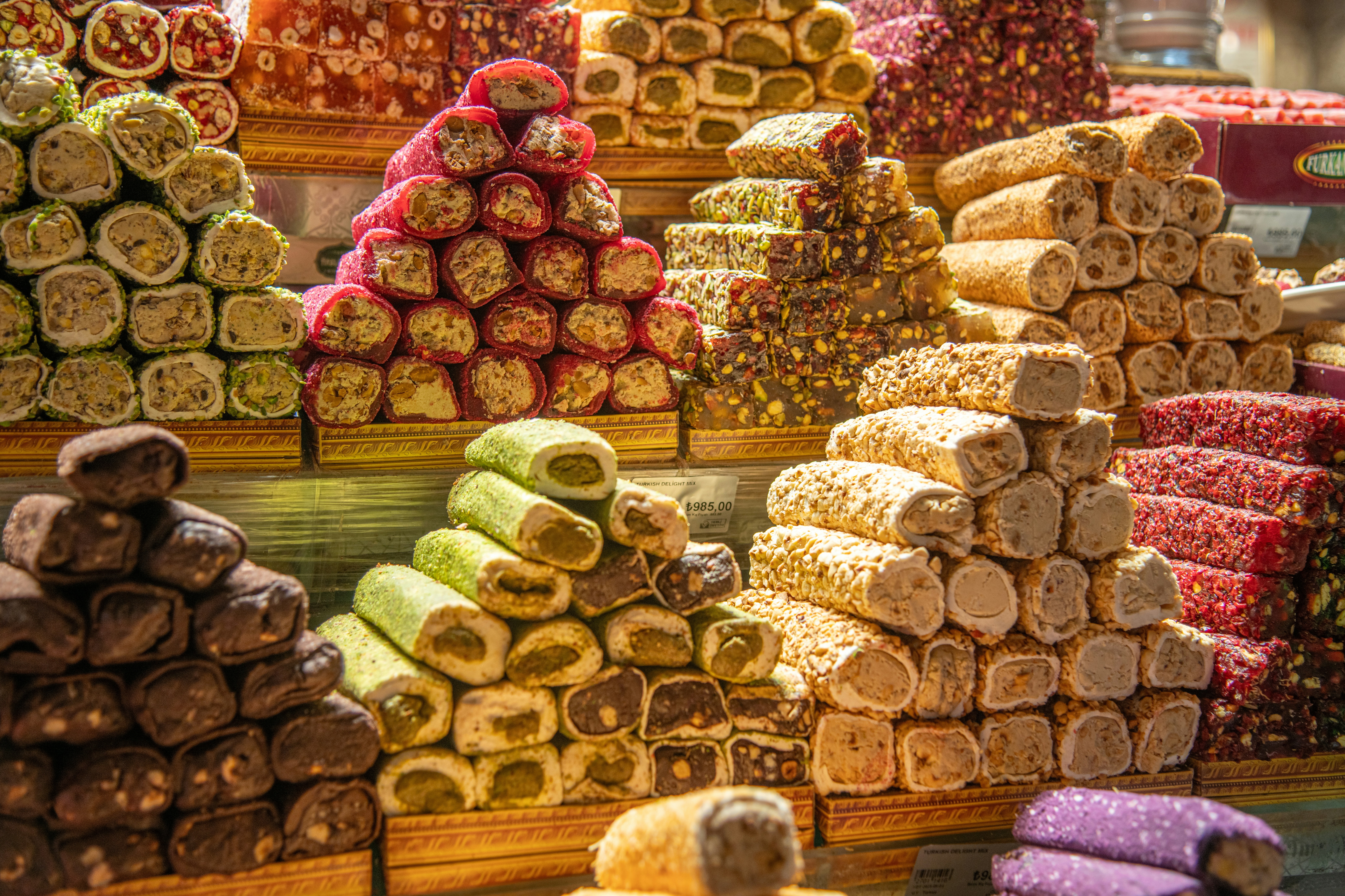 A Colorful Confectionery Cascade
