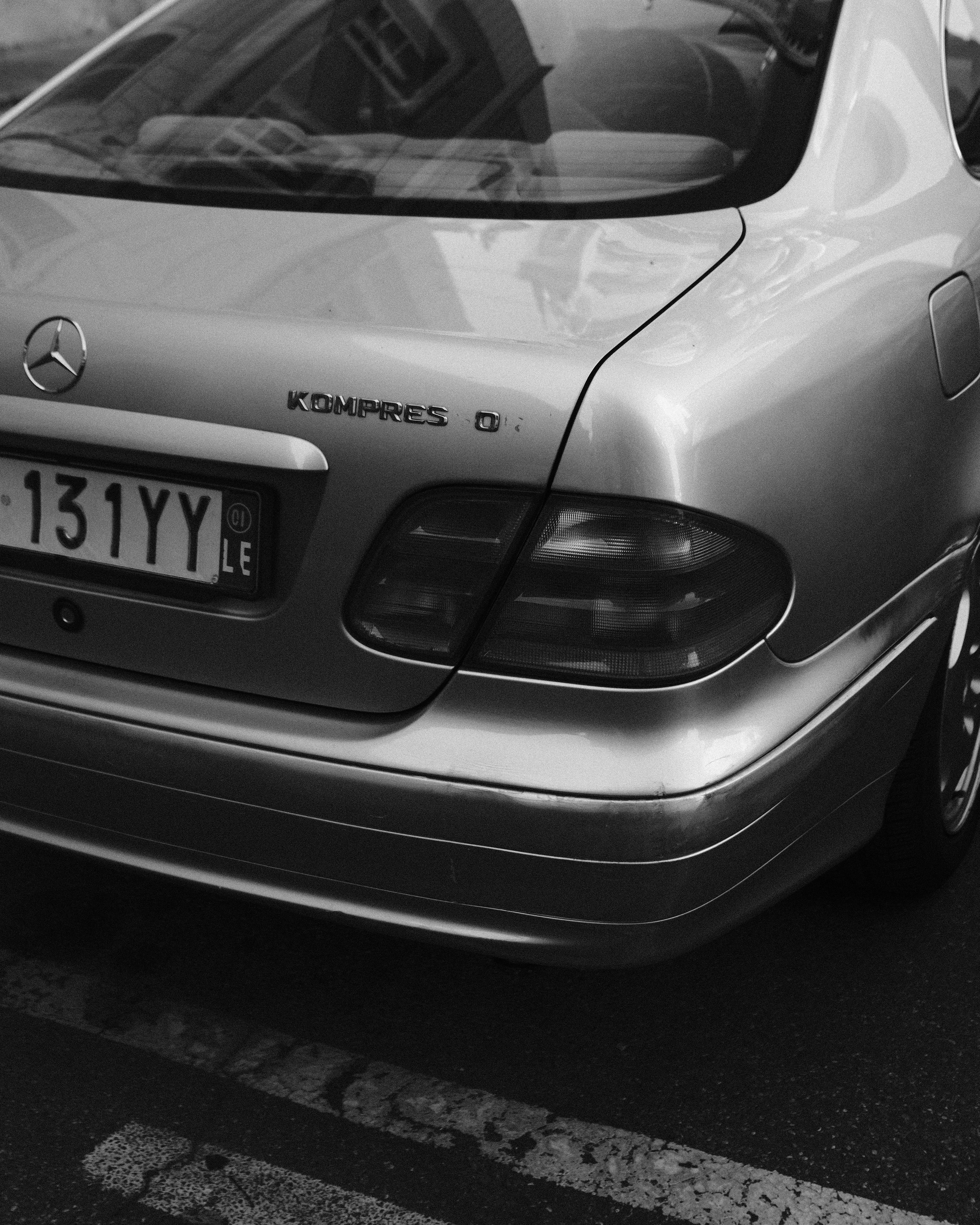 Monochrome Reverie: The Kompressor's Quiet Rear