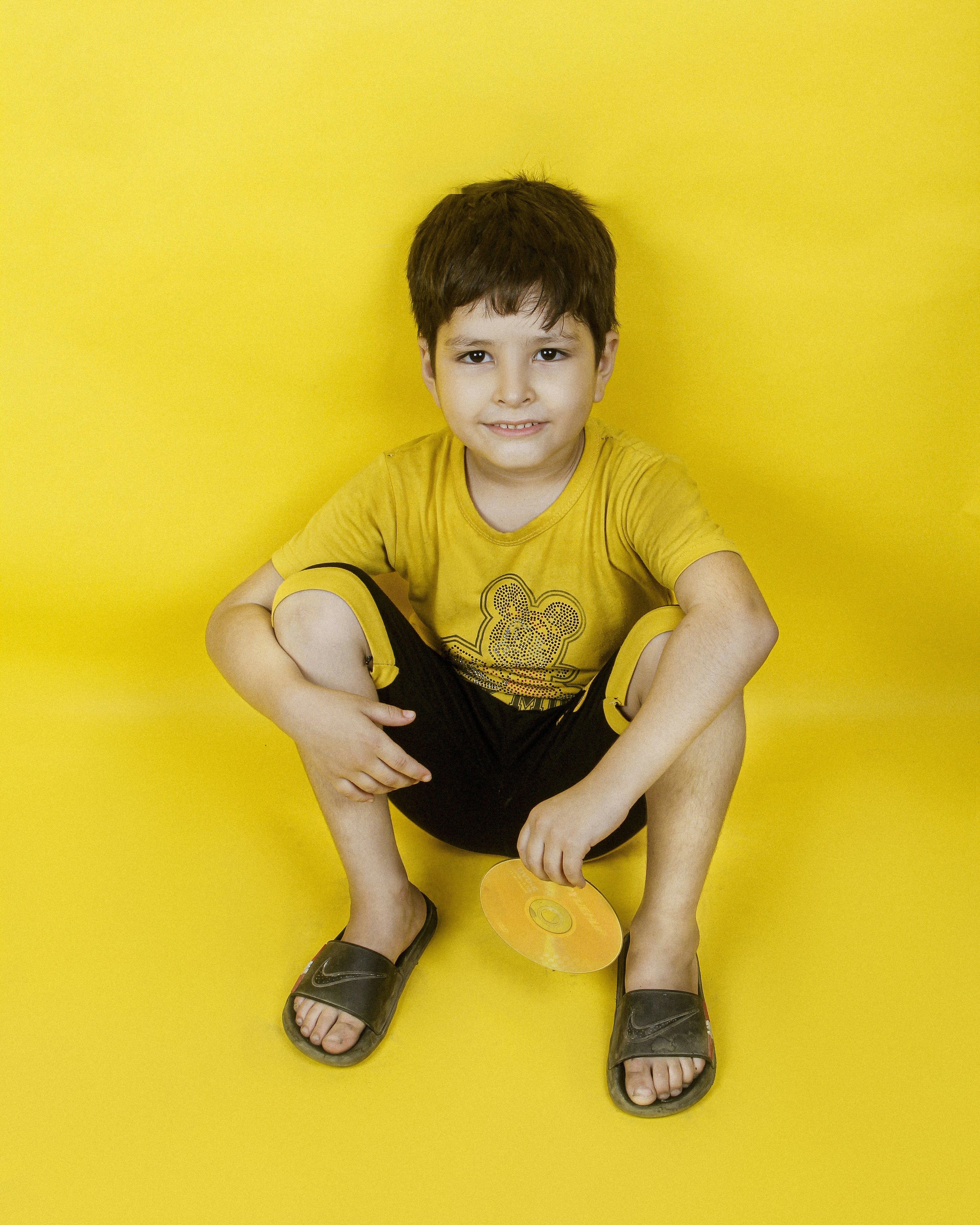 A Moment of Playfulness in Sunshine Yellow