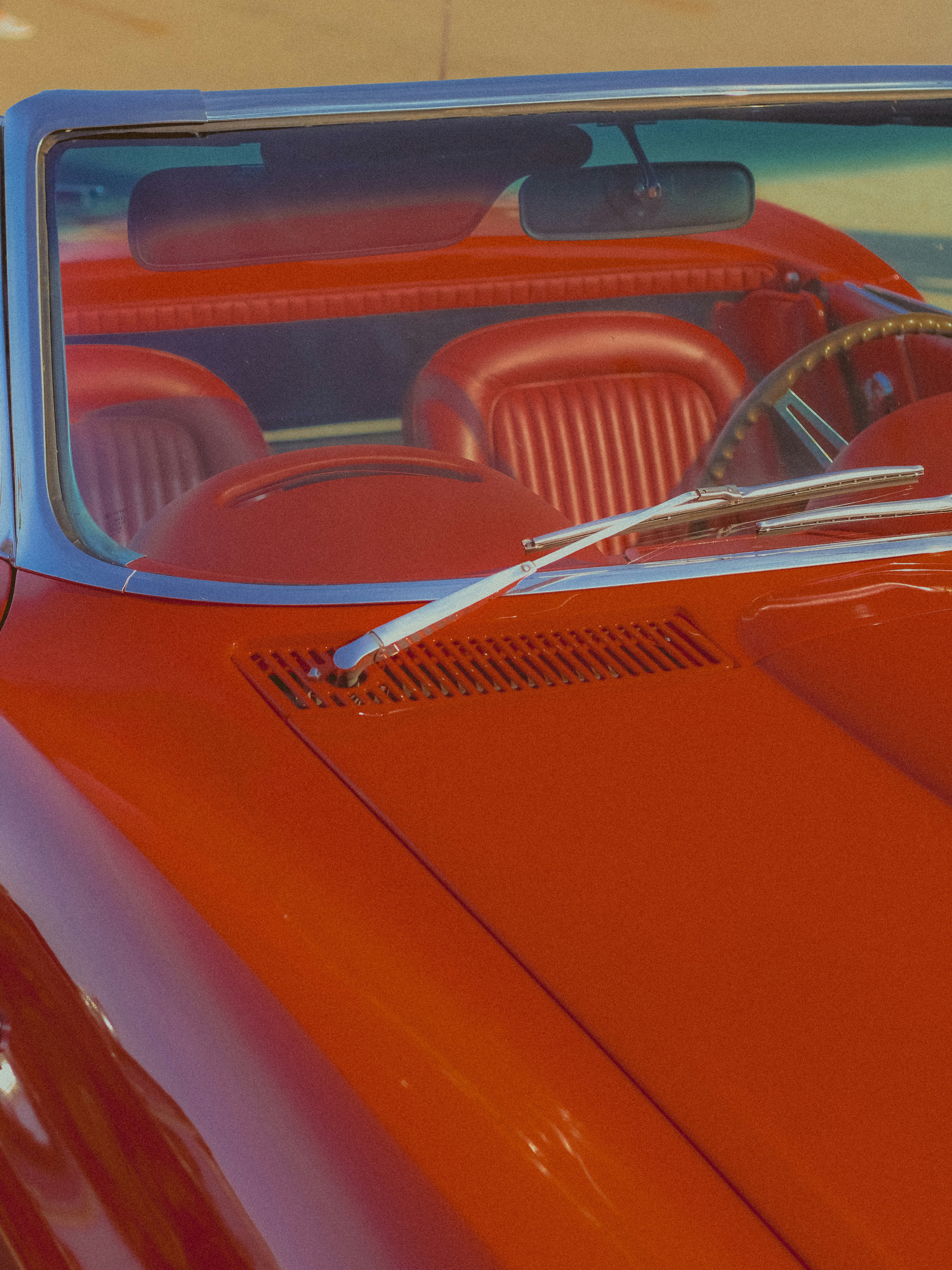 Red classic convertible car: a beautiful ride. photo – Free Car Image ...