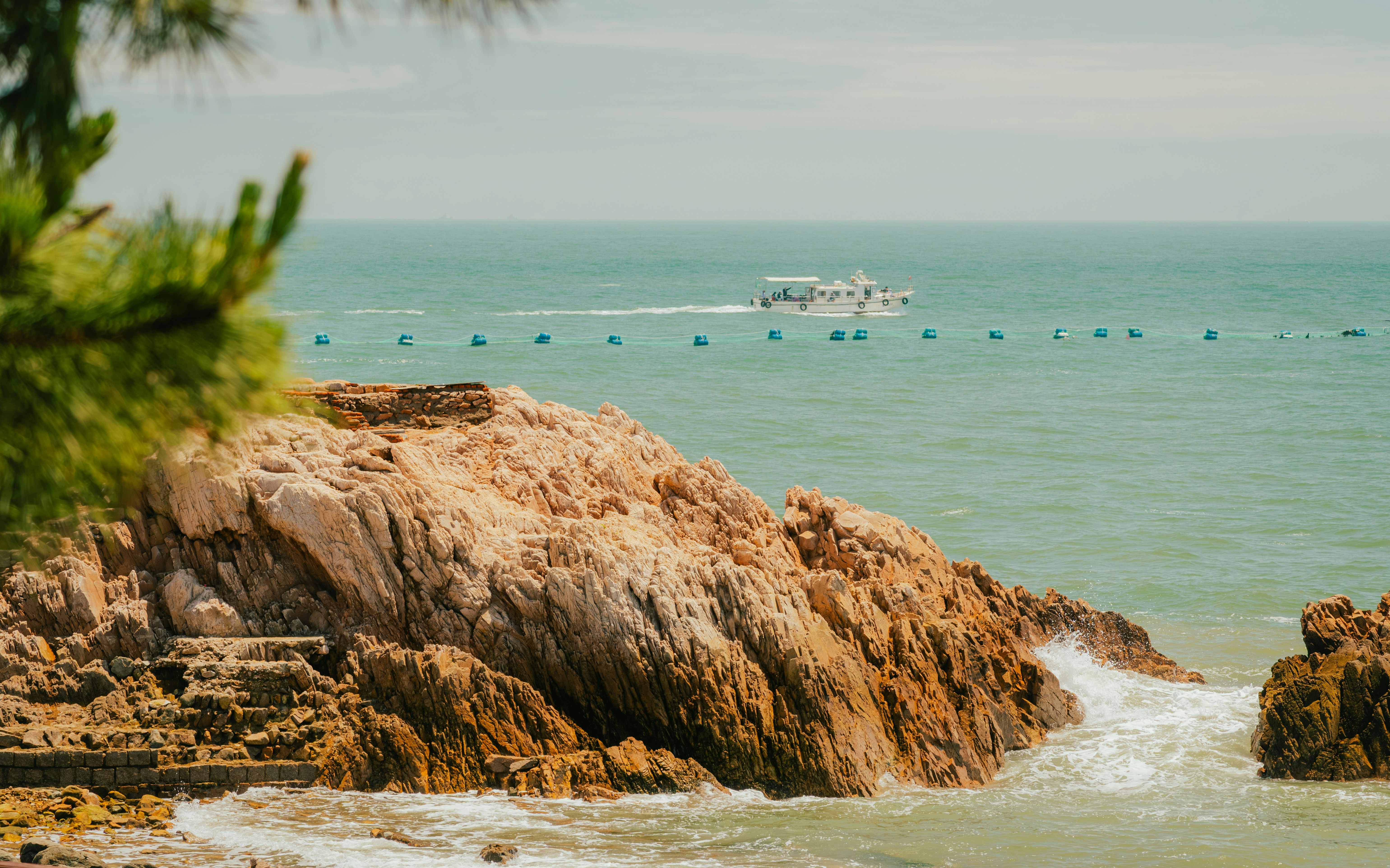 Serenity Amidst Rocky Shores