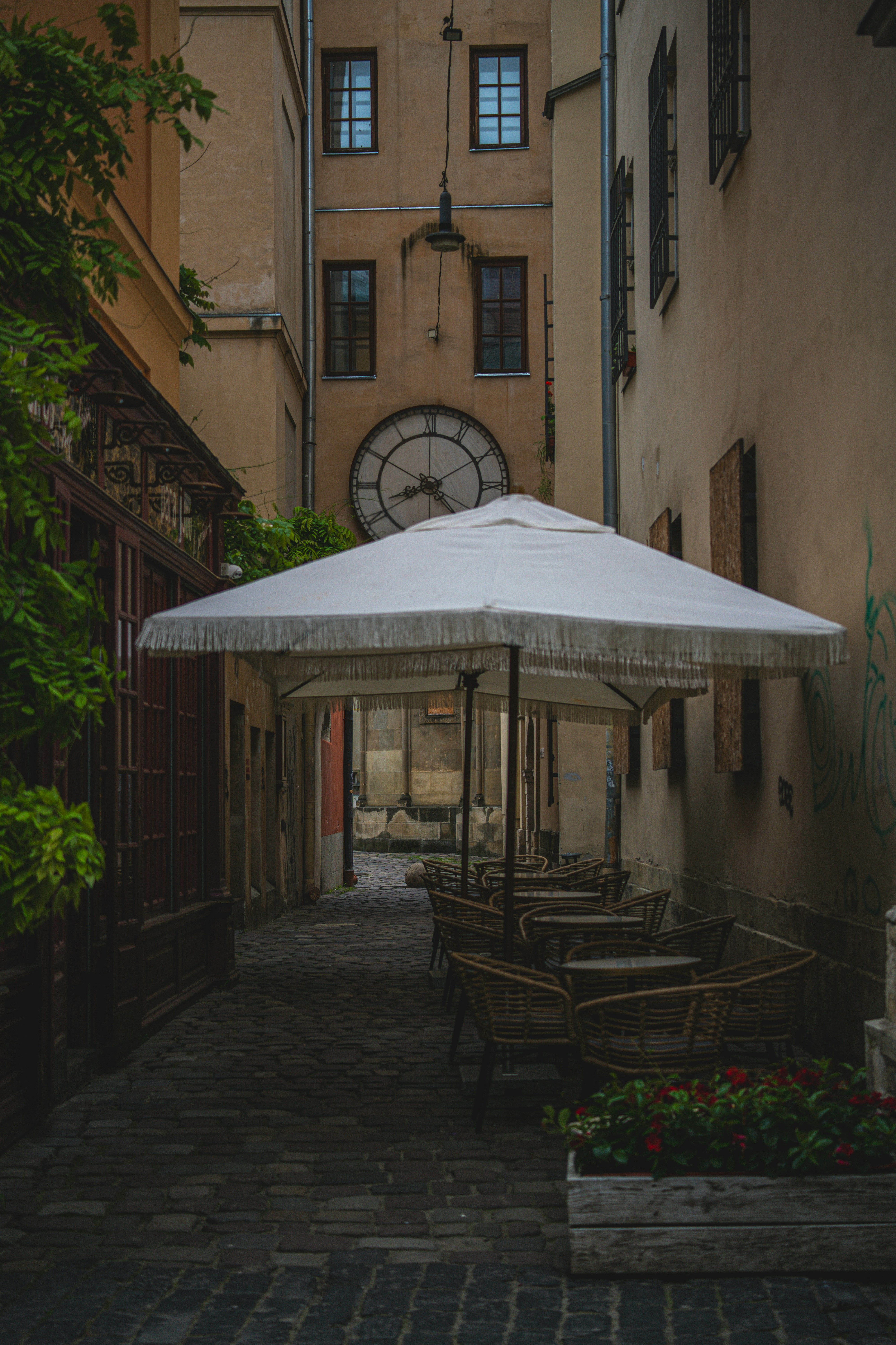 Whispers of Time in a Hidden Alley