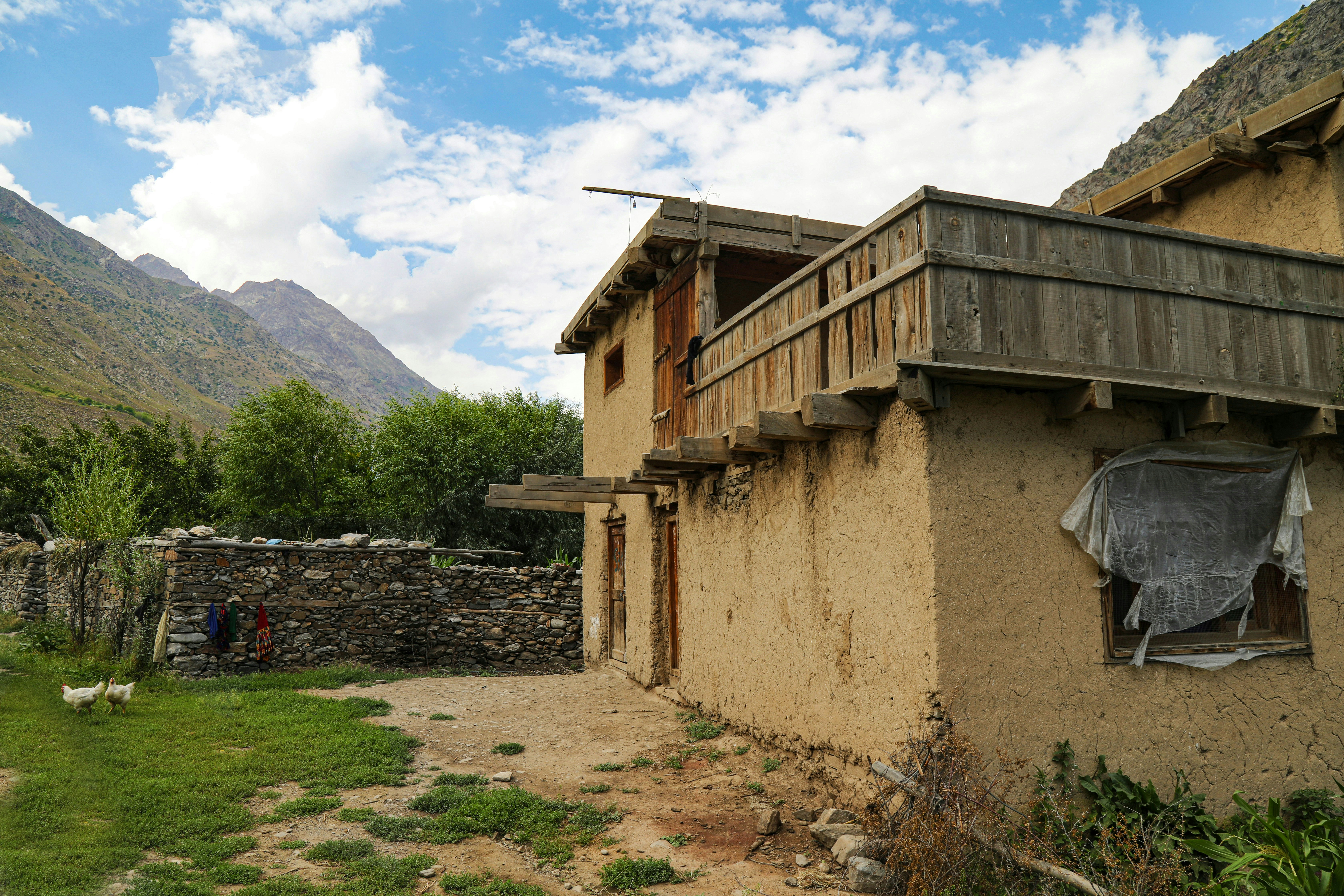 Rustic Harmony Amidst Majestic Peaks
