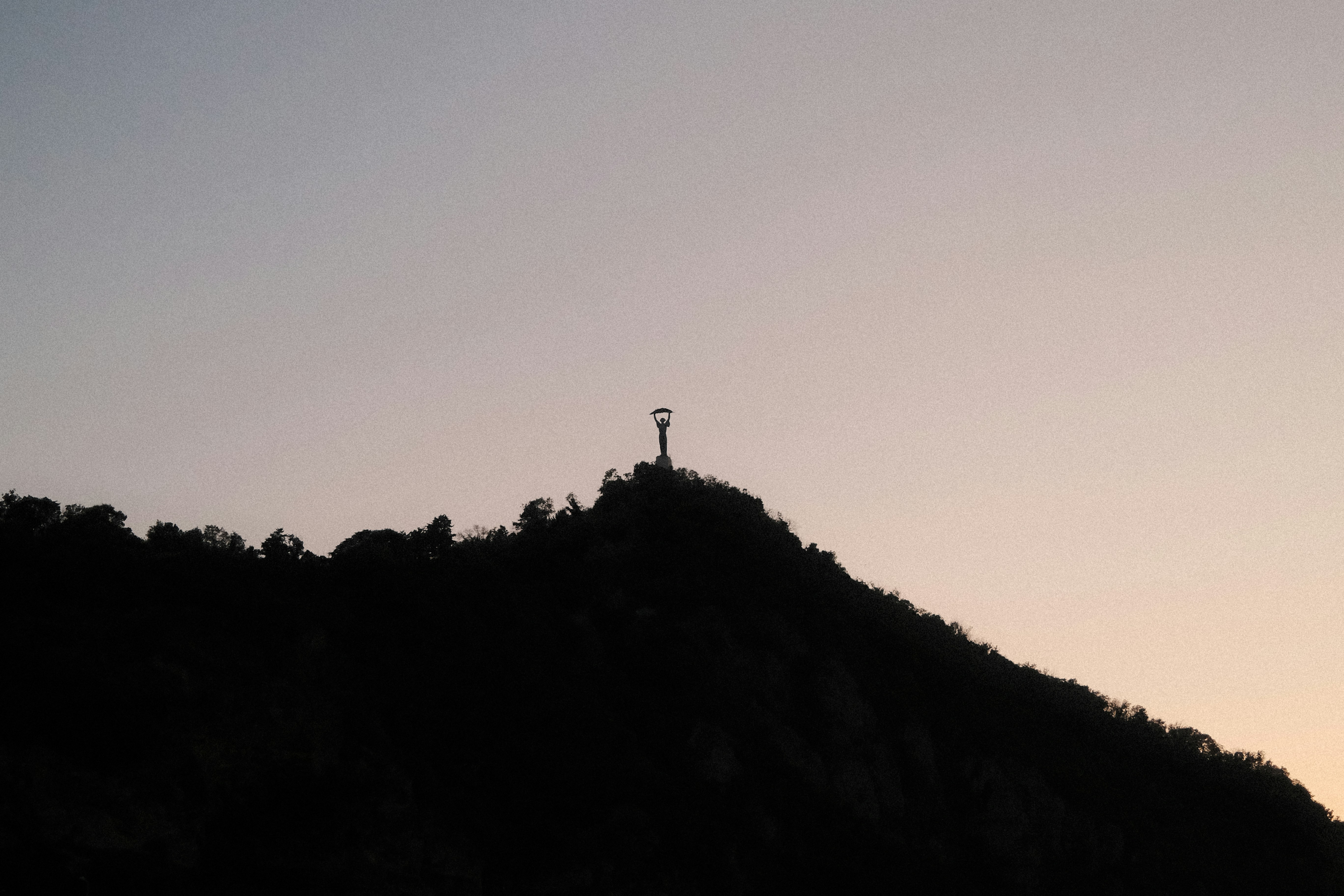 Summit Sentinel: A Watchtower at Dusk