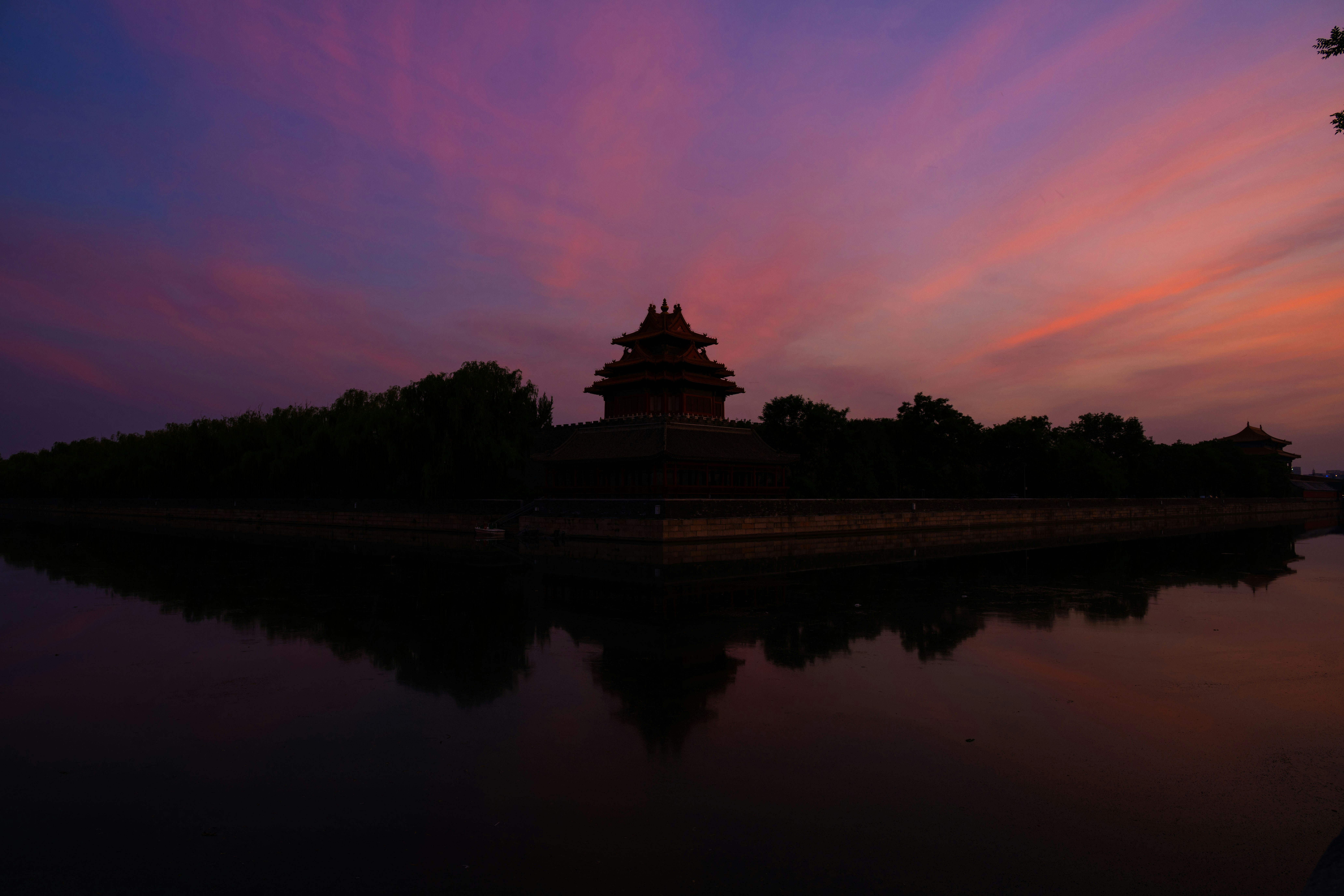 Twilight Serenity Over Ancient Walls
