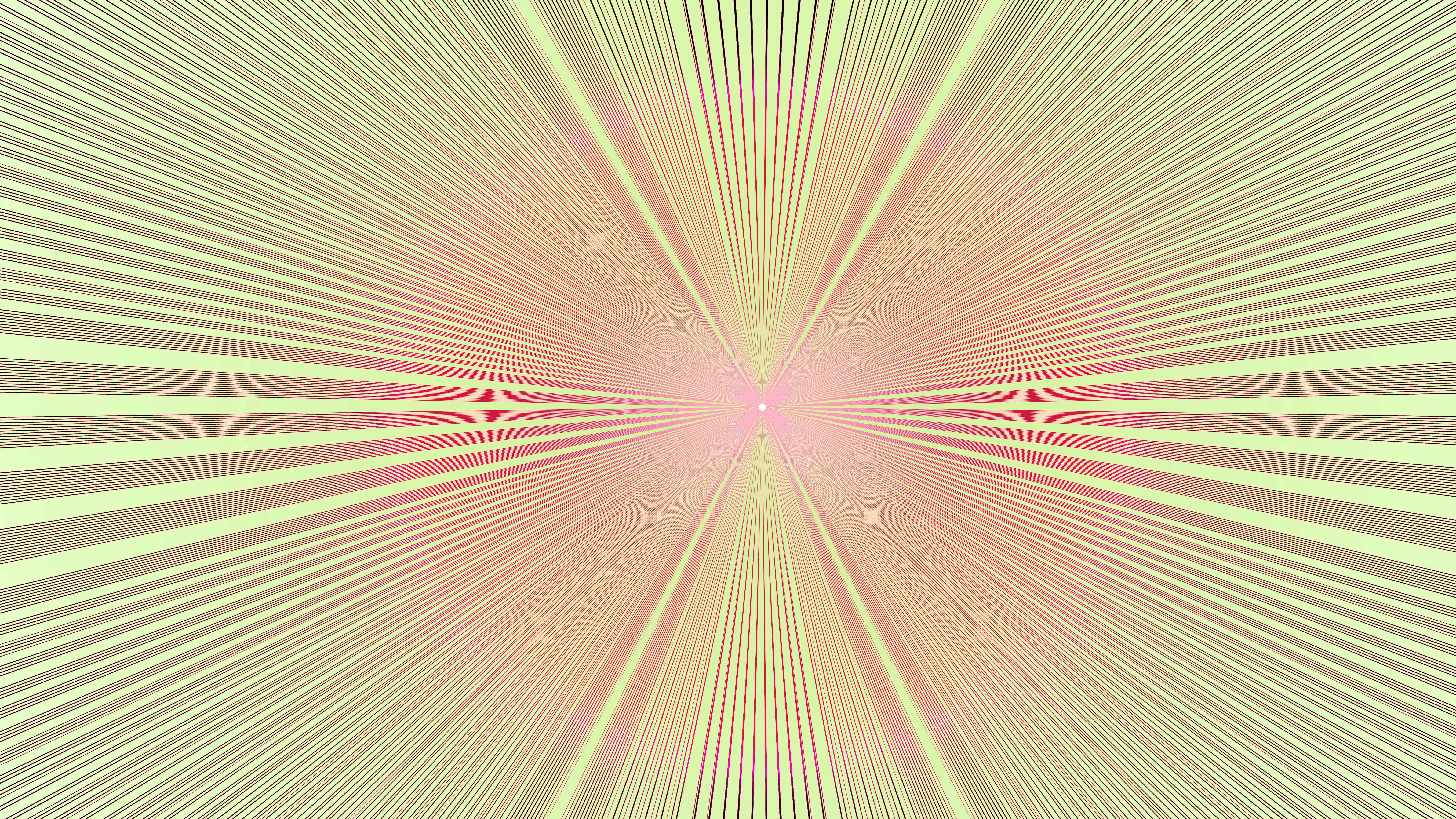 Lines radiate from a central pink and yellow point. photo – Free ...