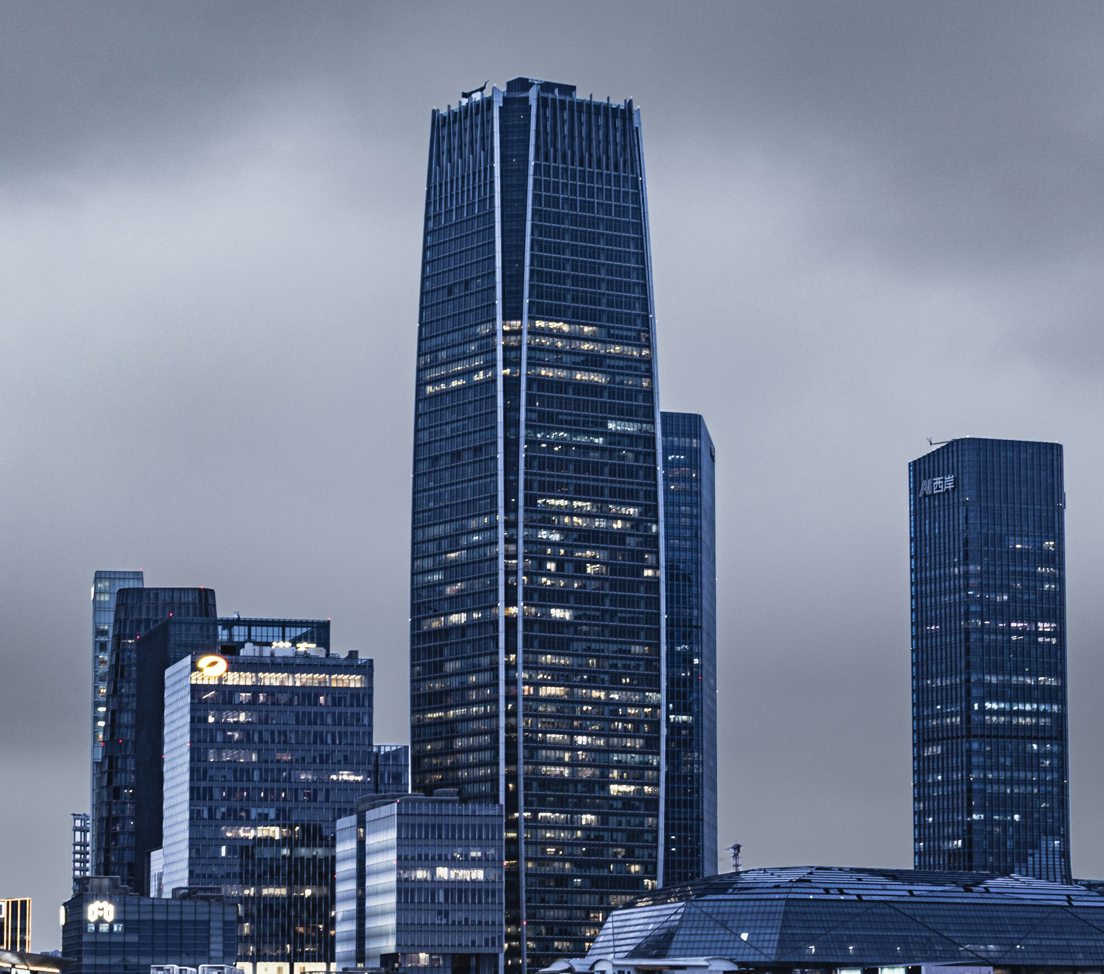 Urban Giants: A Symphony of Glass and Steel