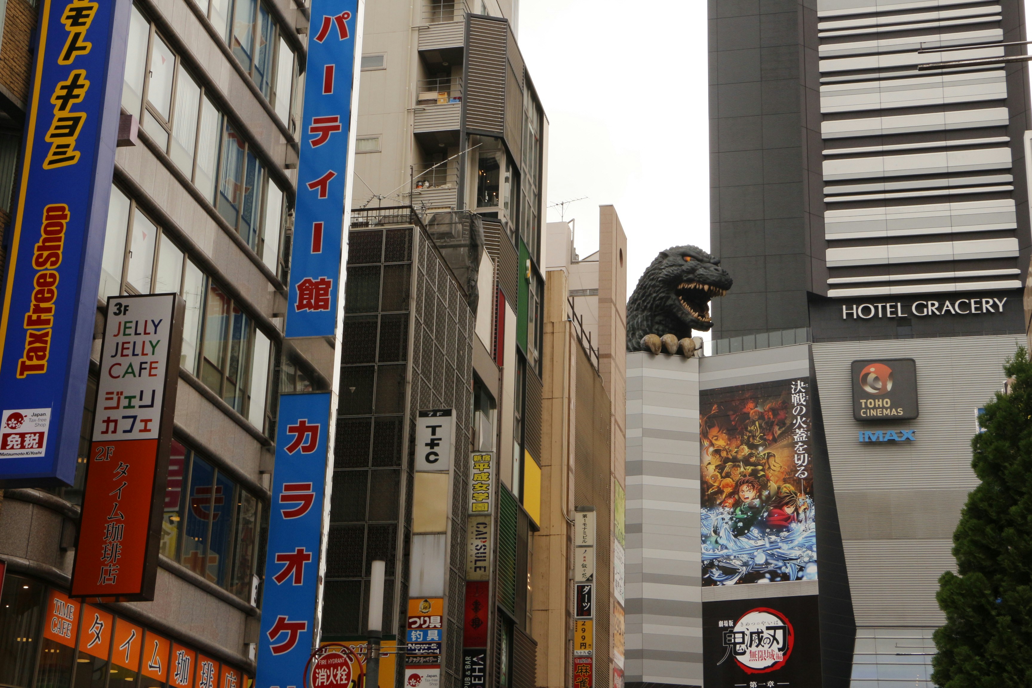 Godzilla Above Shinjuku: Neon Towers and the Toho Monster