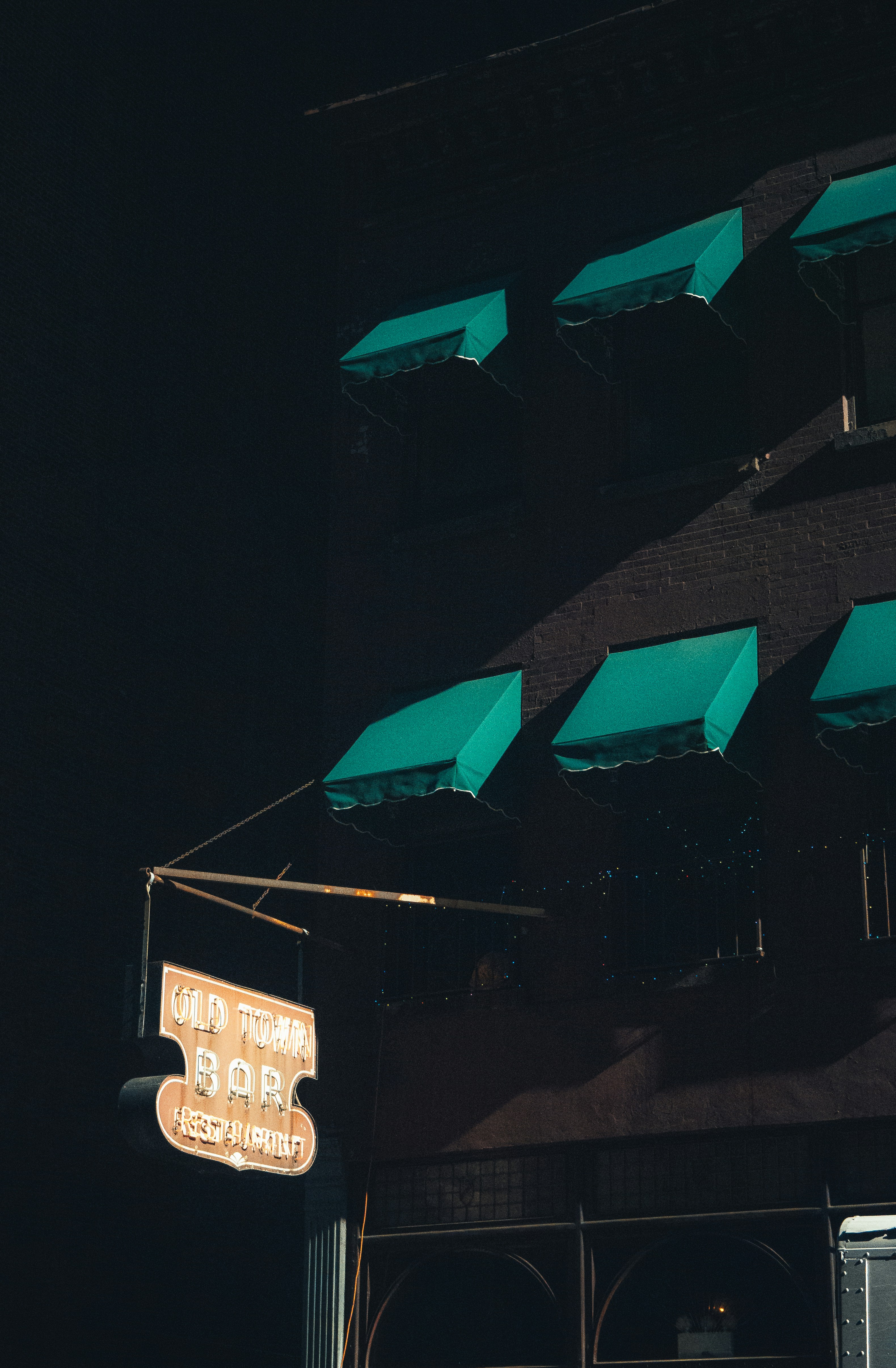 Neon Nights at the Old Town Bar