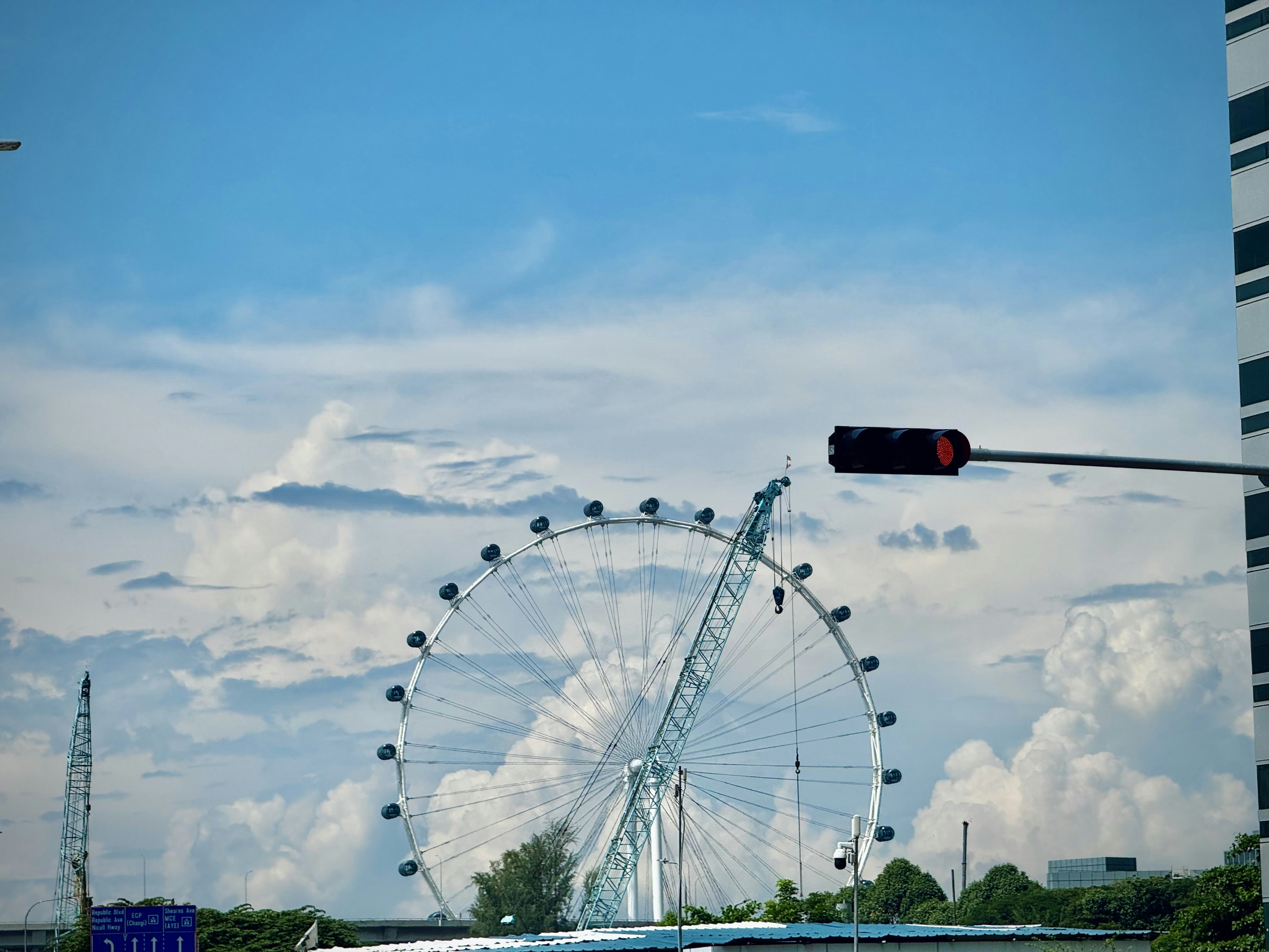 Whispers of the Skyline: The Ferris Wheel's Silent Spin