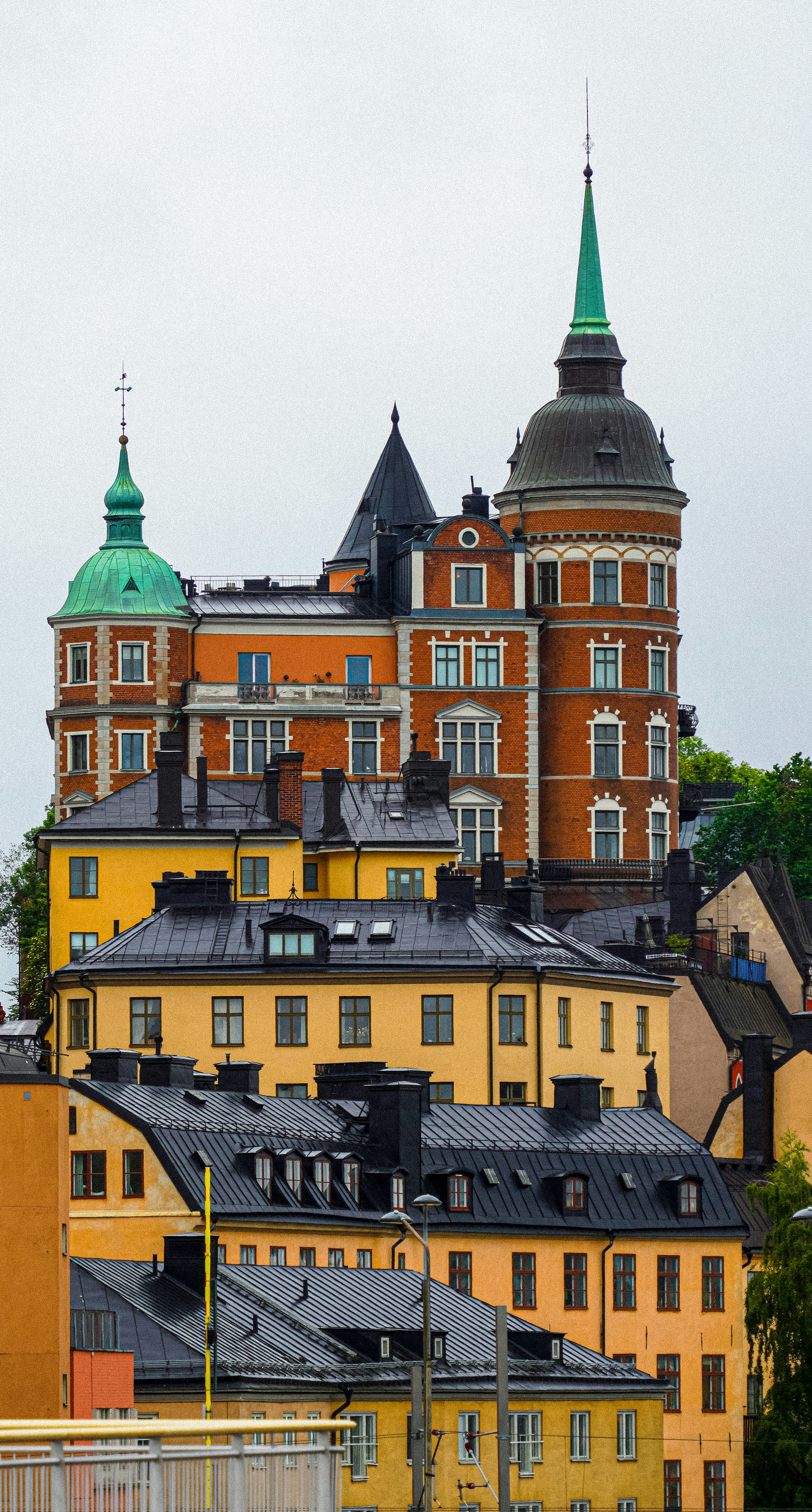 Turrets and Tiled Rooftops: A stacked Swedish-esque Cityscape