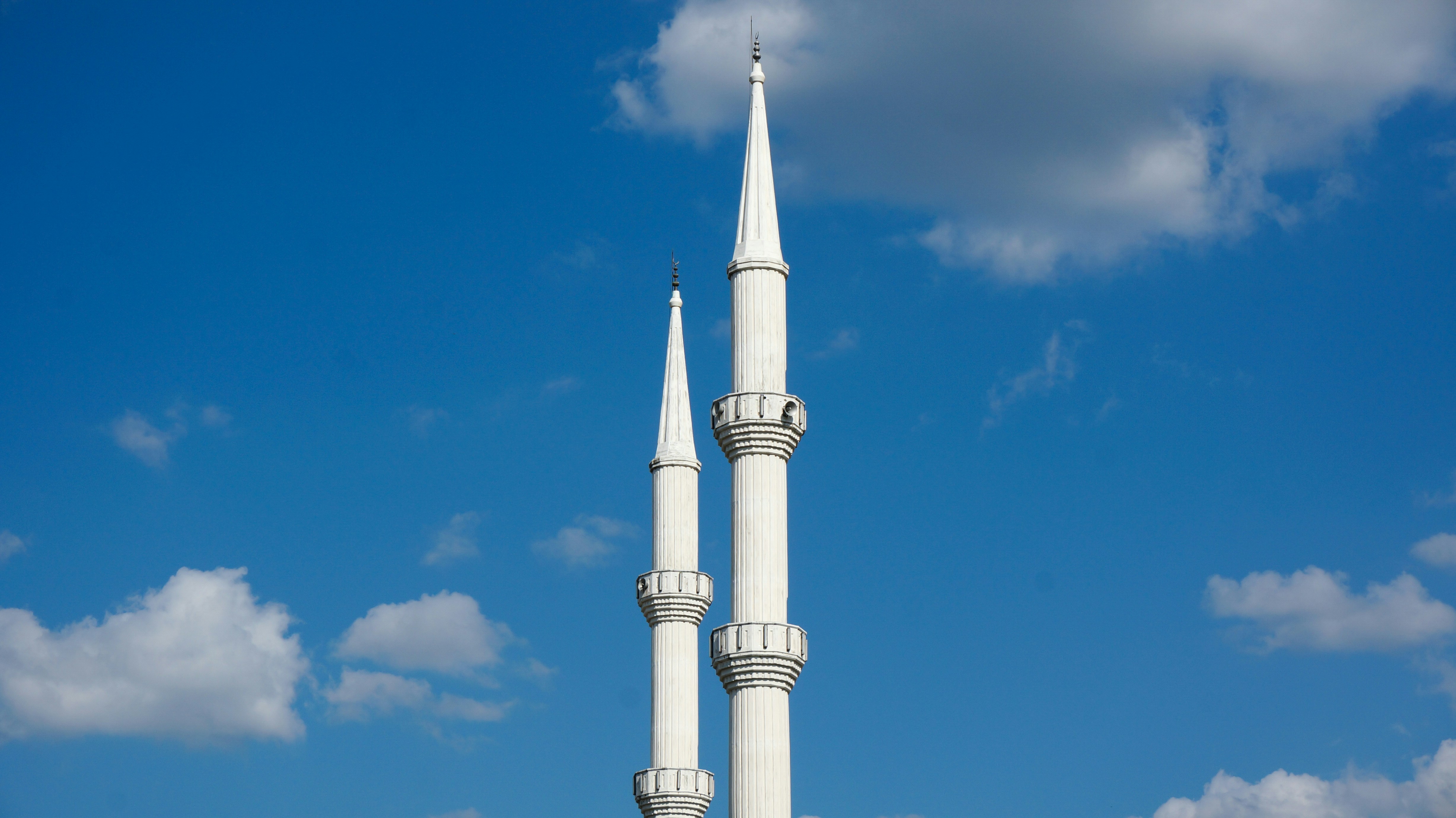 Majestic Minarets Against a Canvas of Blue