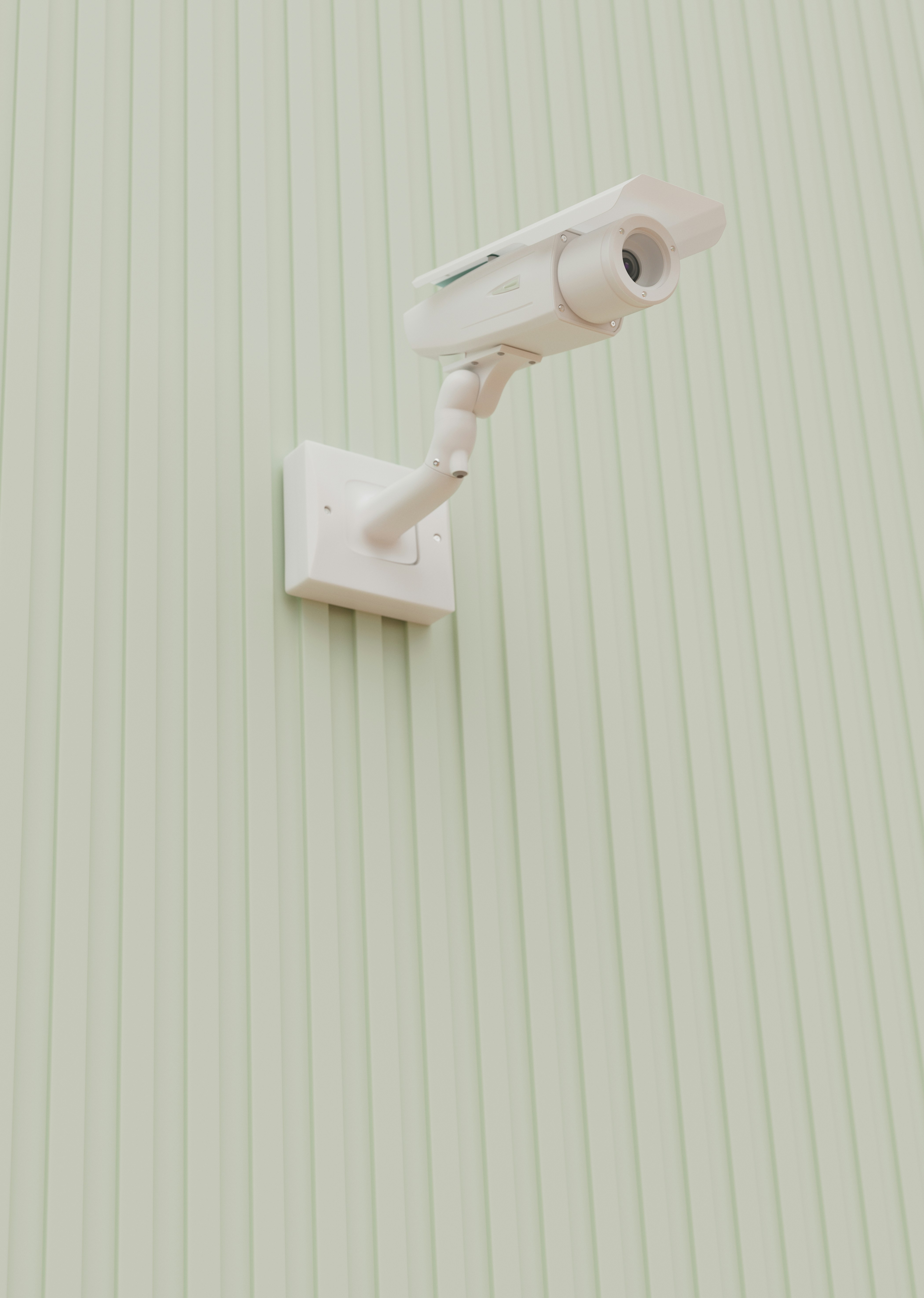A security camera is mounted on a wall. photo – Free Wallpaper Image on ...