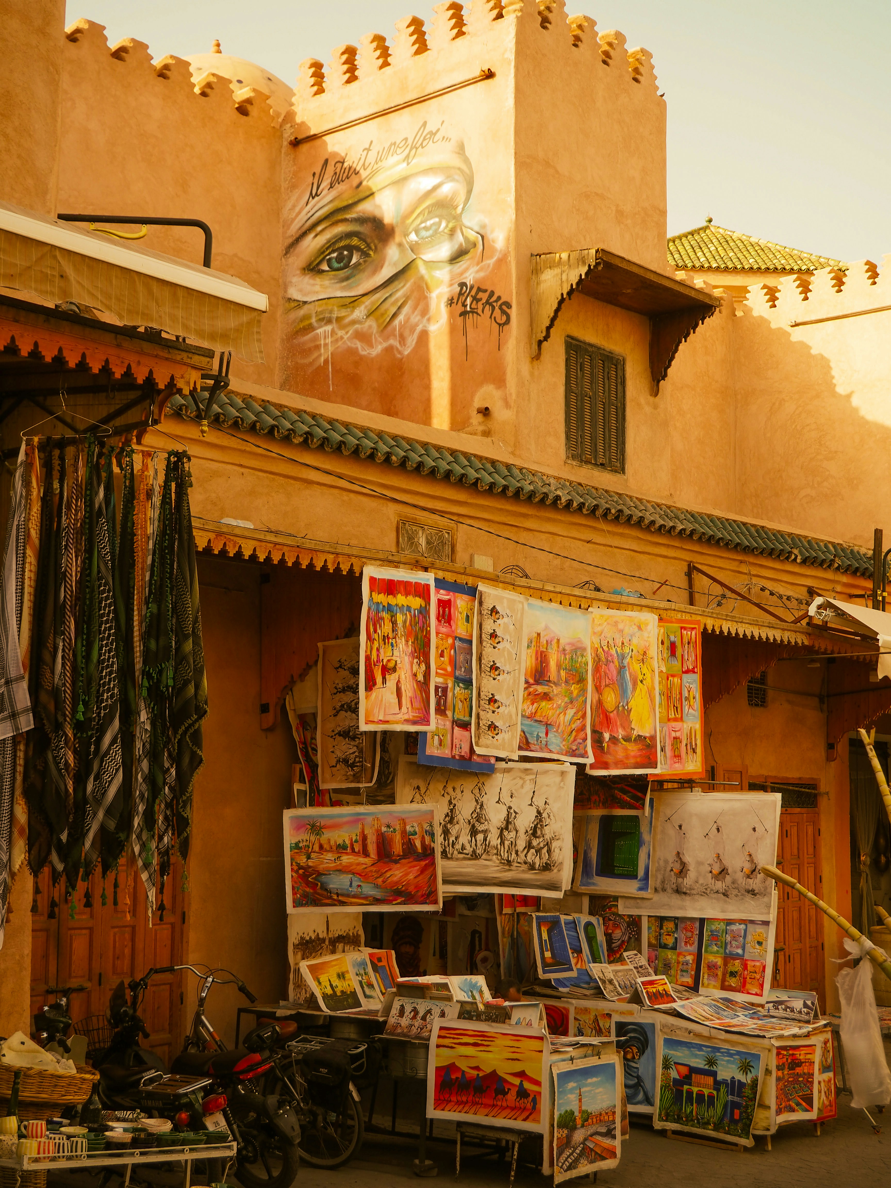 Market Stall Gallery Under the Desert Facade