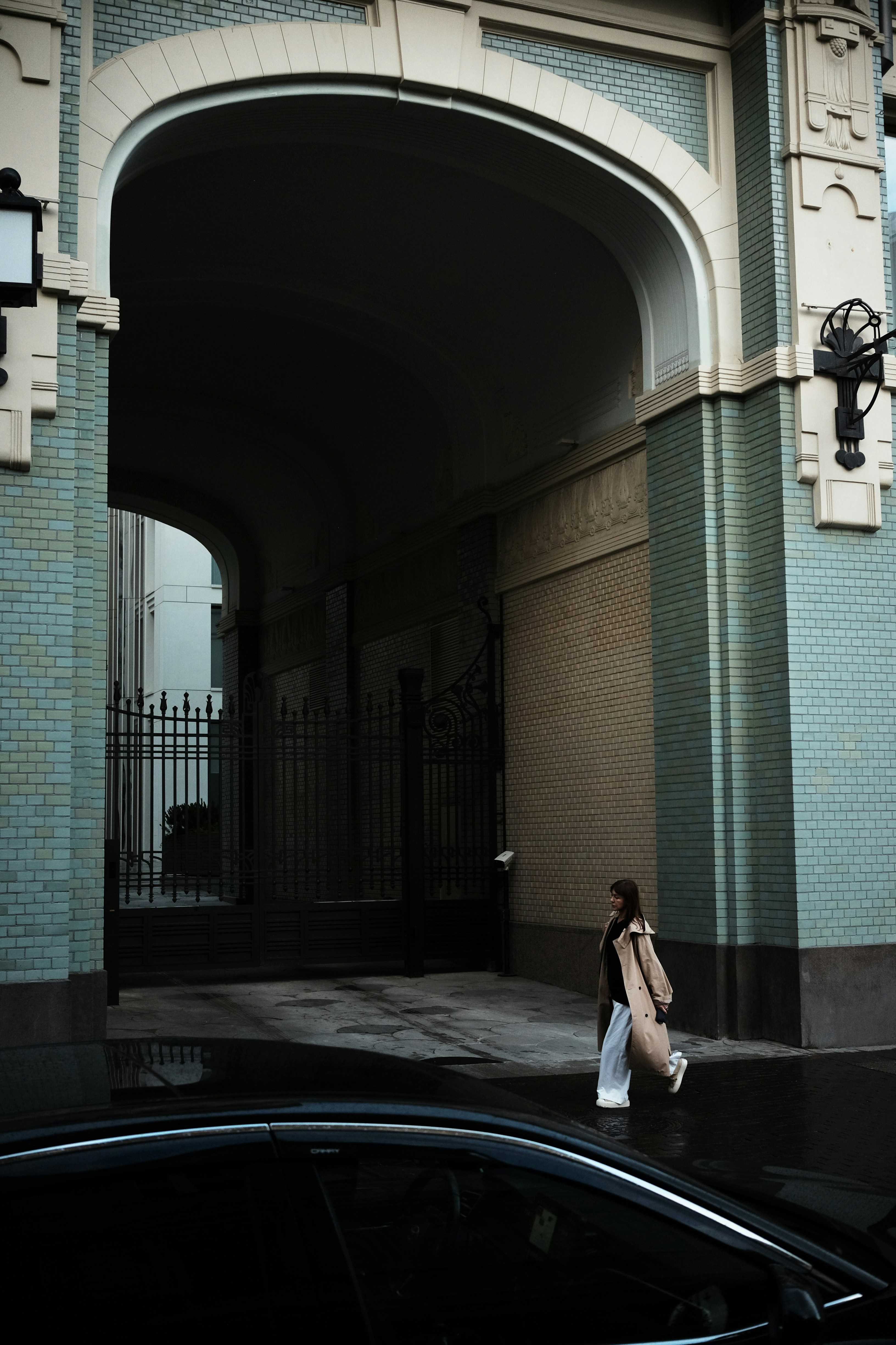 Urban Passageway: A Journey Through Architectural Shadows