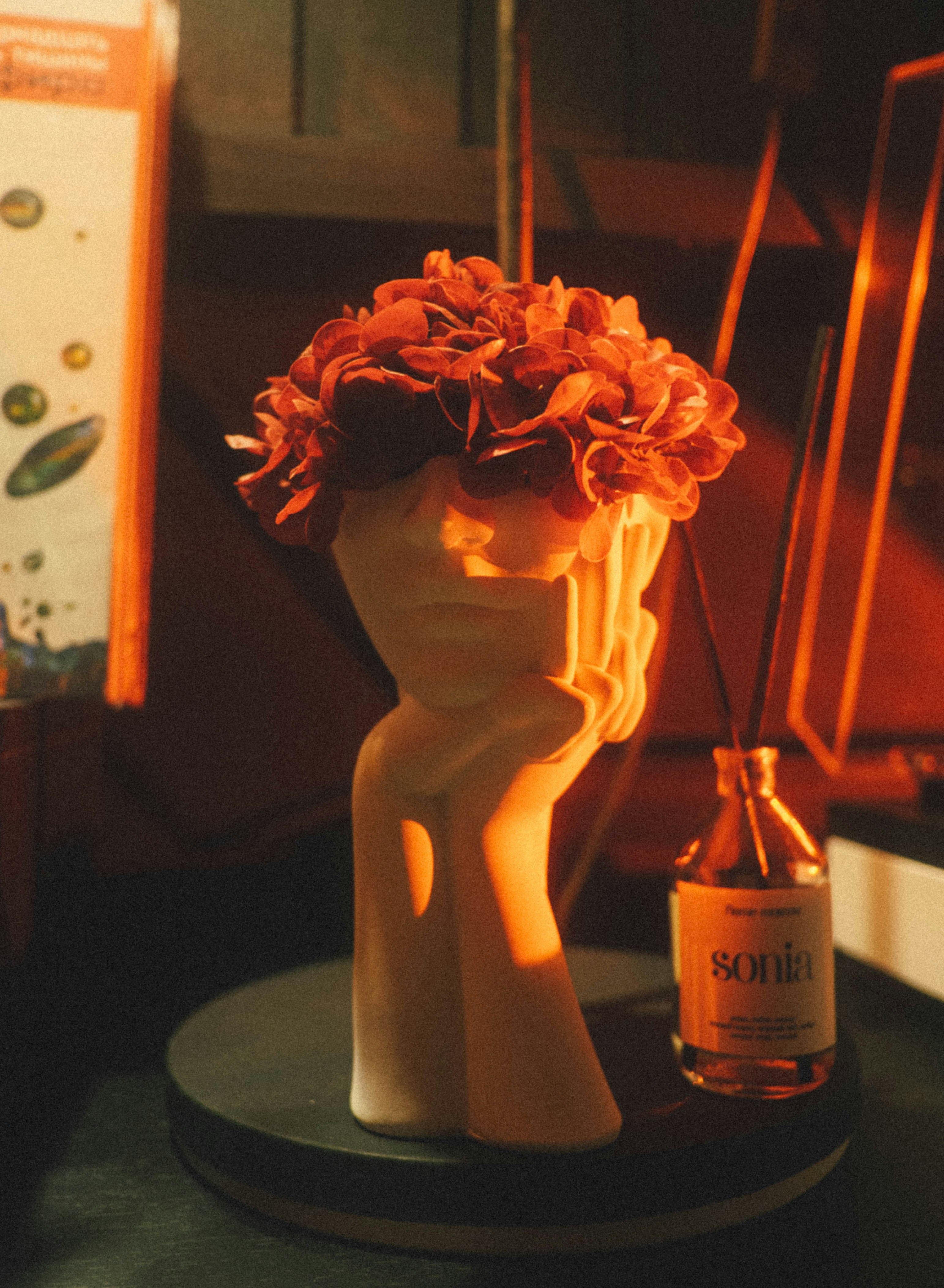 Whimsical Floral Contemplation