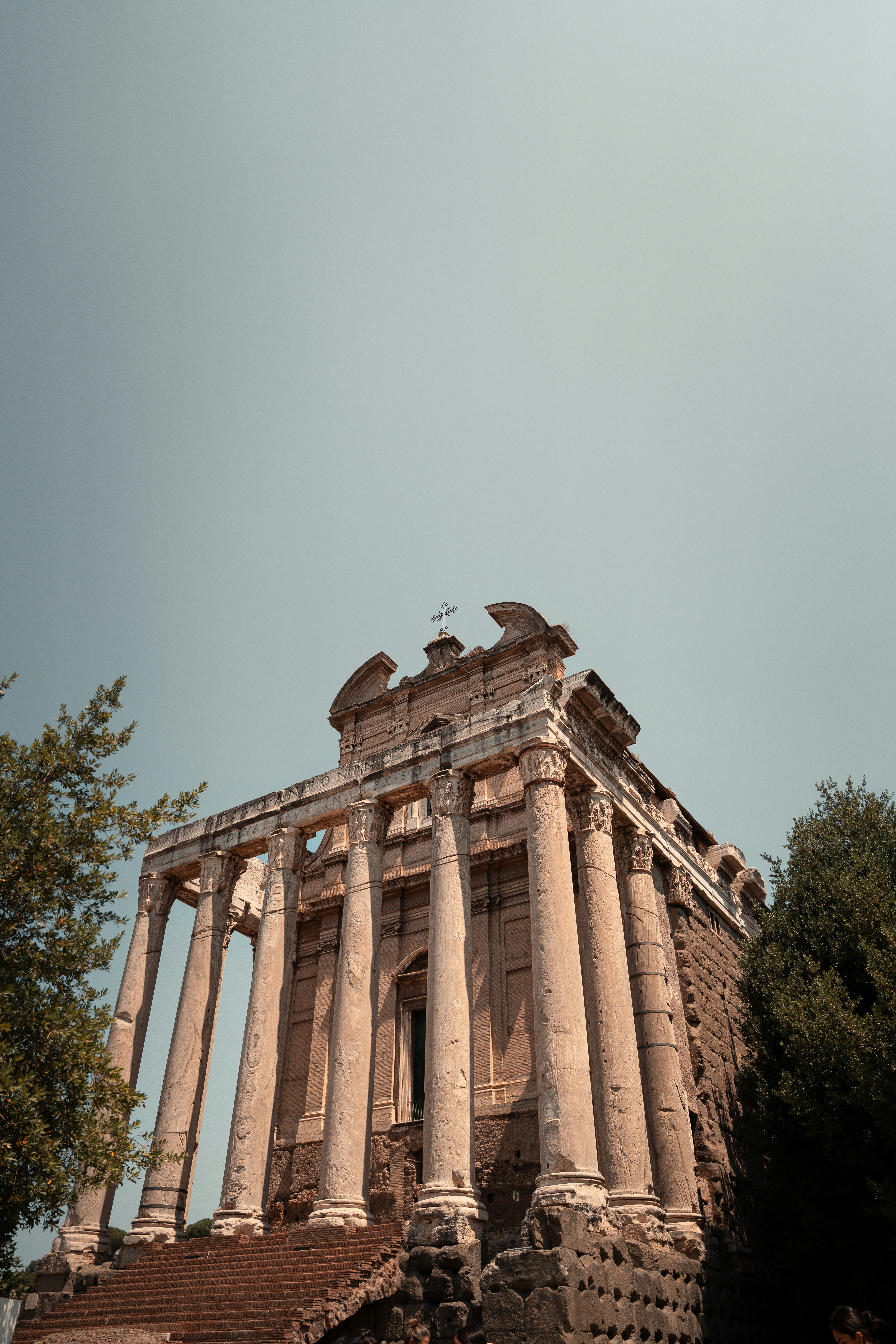 Stone Chorus: The Weathered Temple Reaching Toward a Pale Sky
