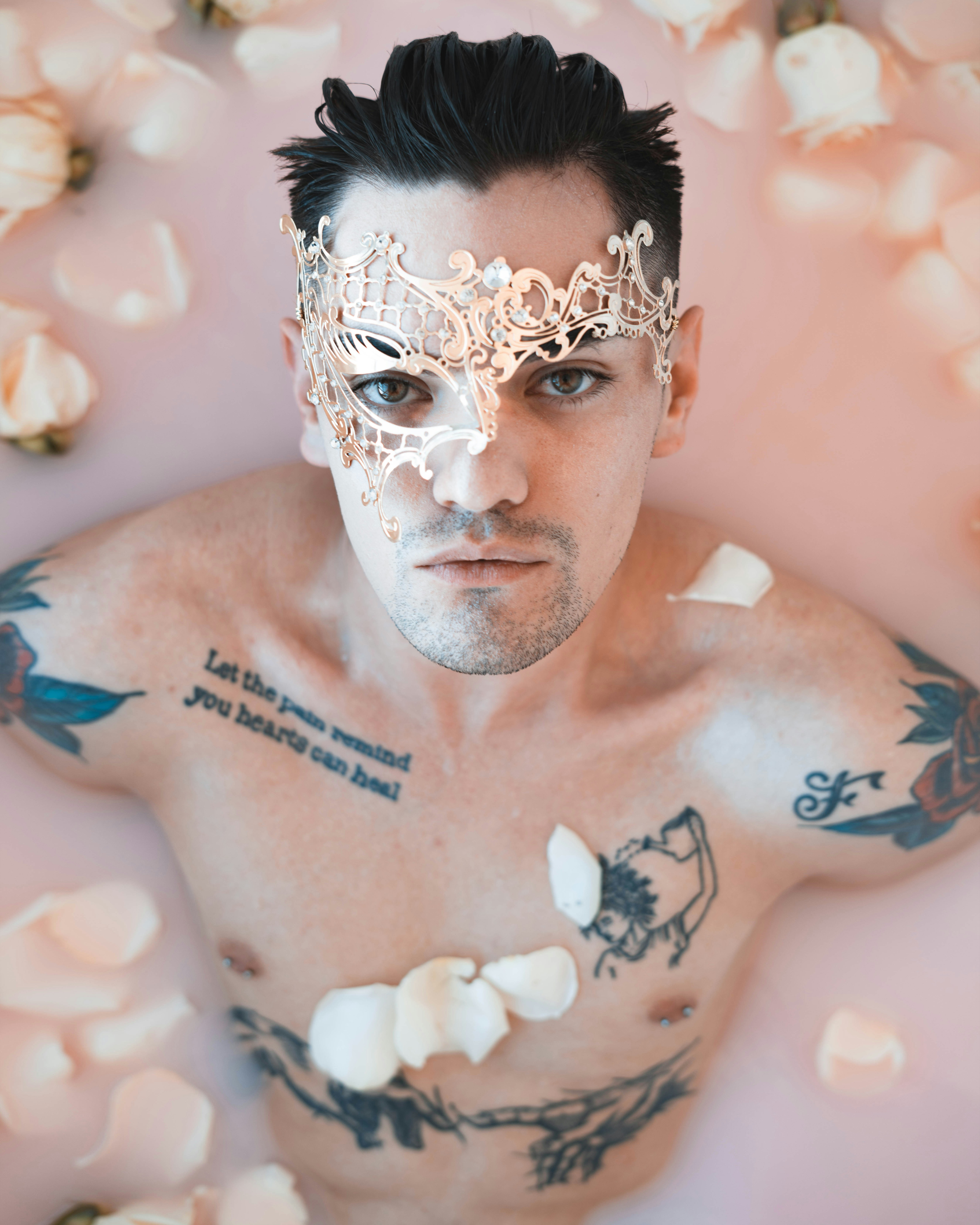 Mystique in Petals: A Surreal Encounter