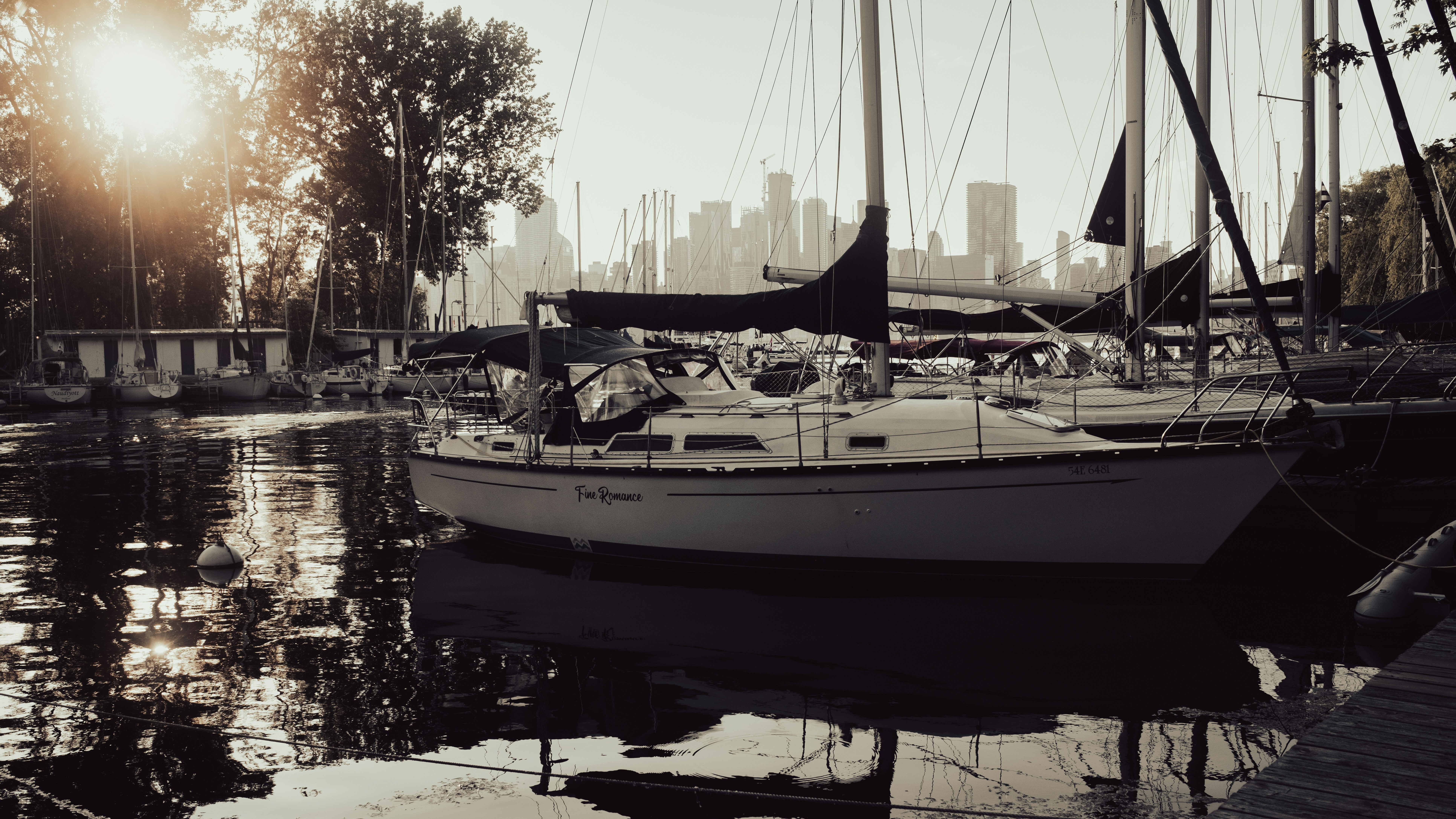 Harbor Serenity at Dusk