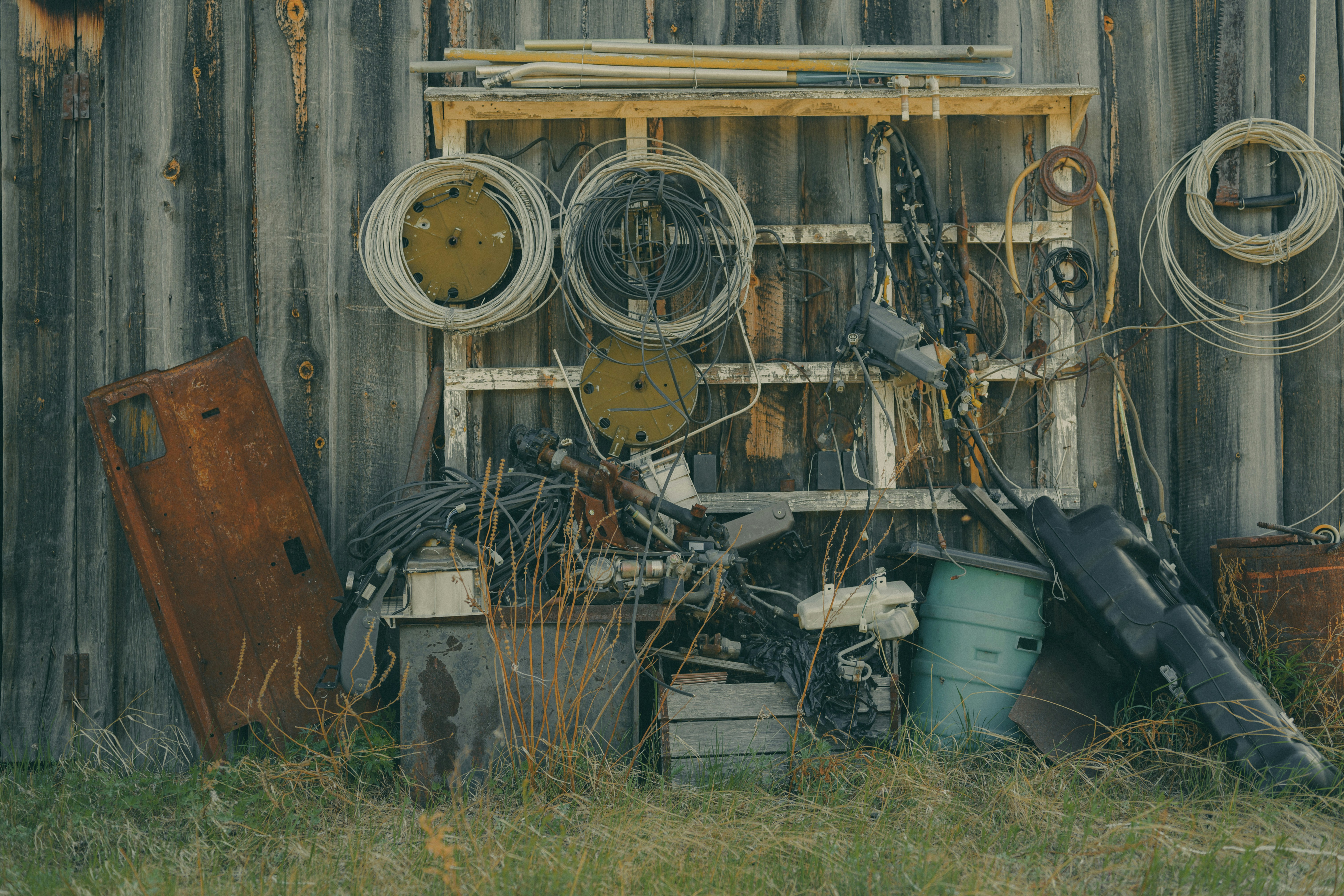 Rustic Reclamation: A Tapestry of Forgotten Tools