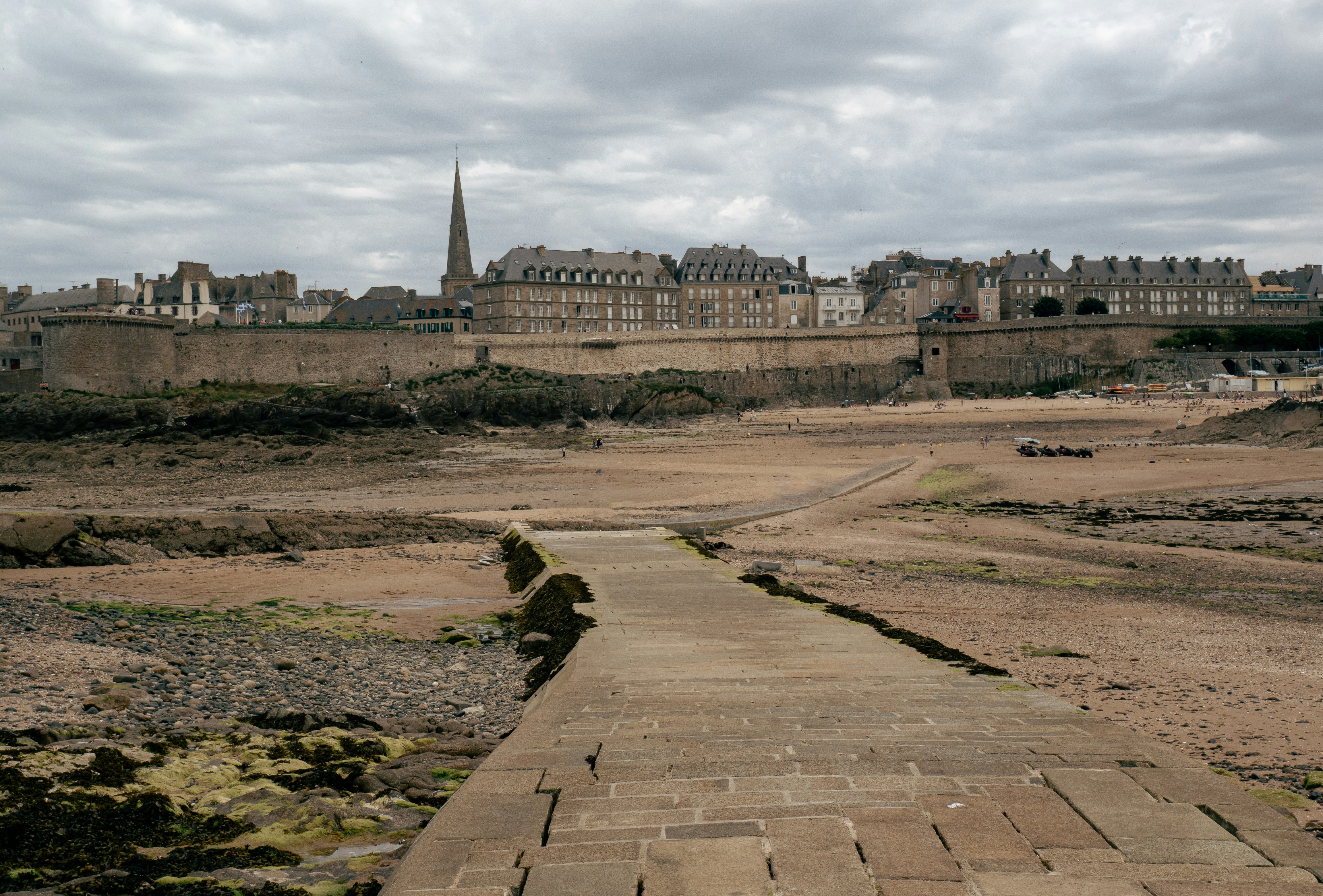 Stone Causeway to the Old Town Seafront