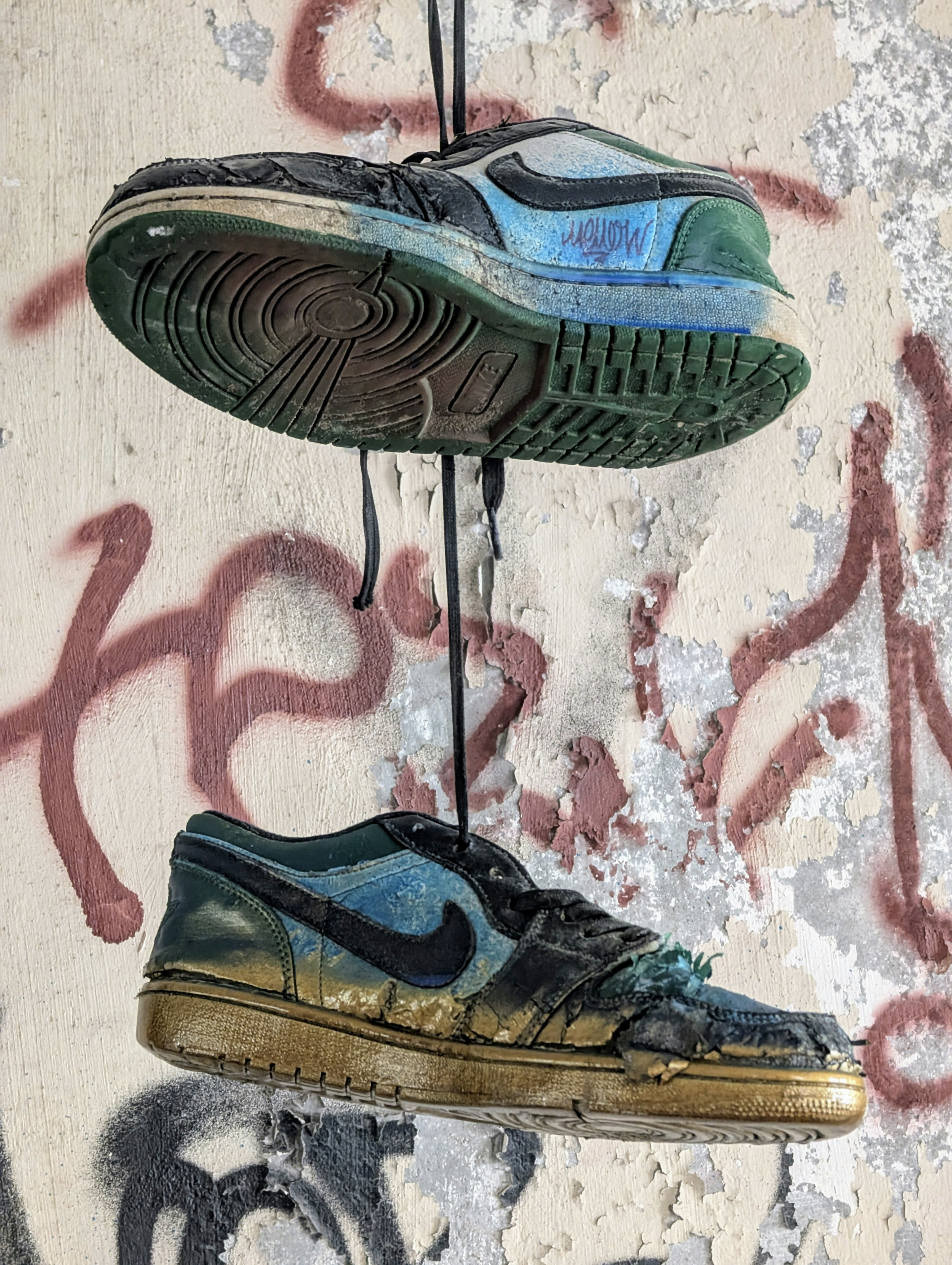Airborne Sneakers in Urban Decay