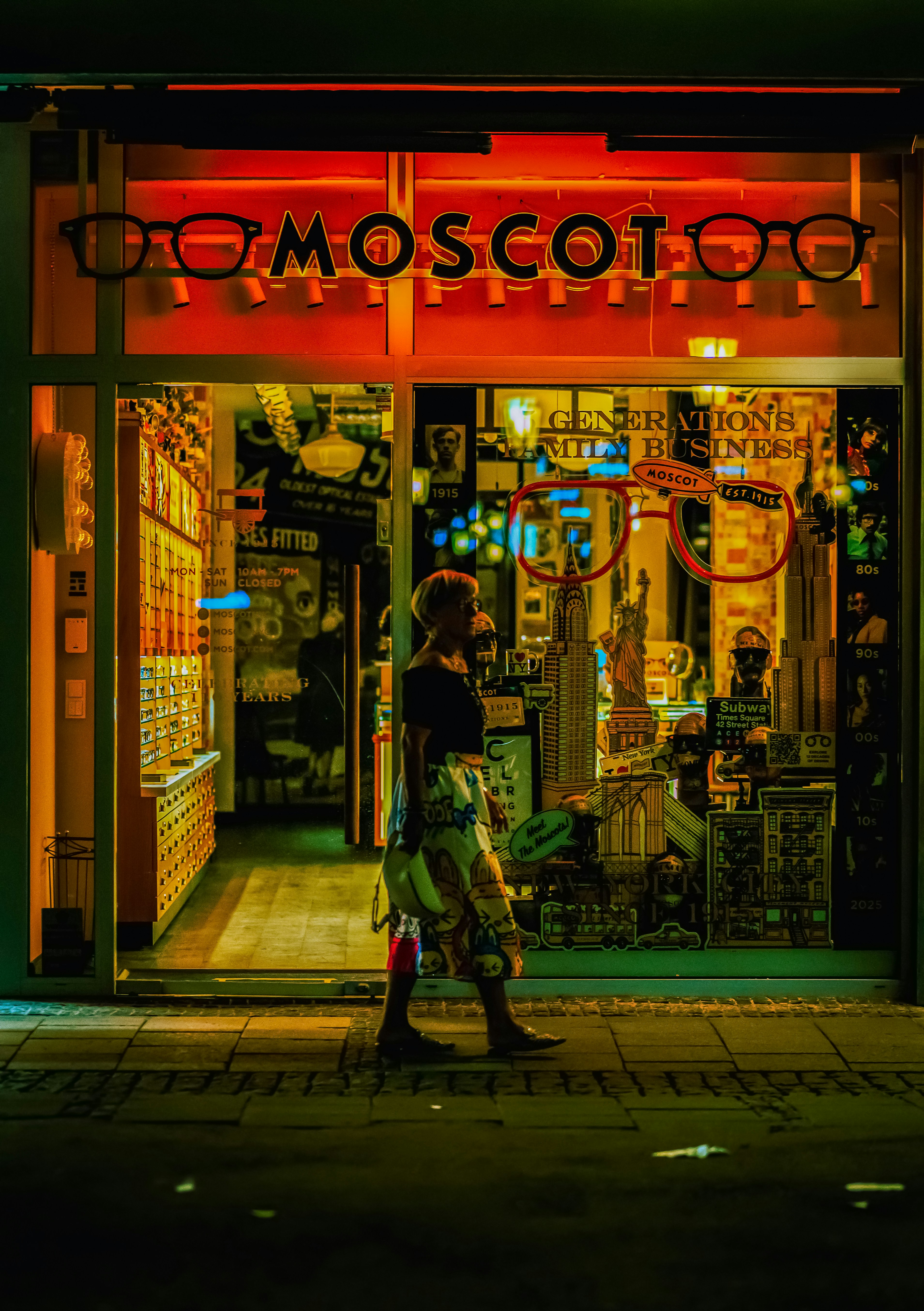 A Neon Narrative: The Story of Moscot