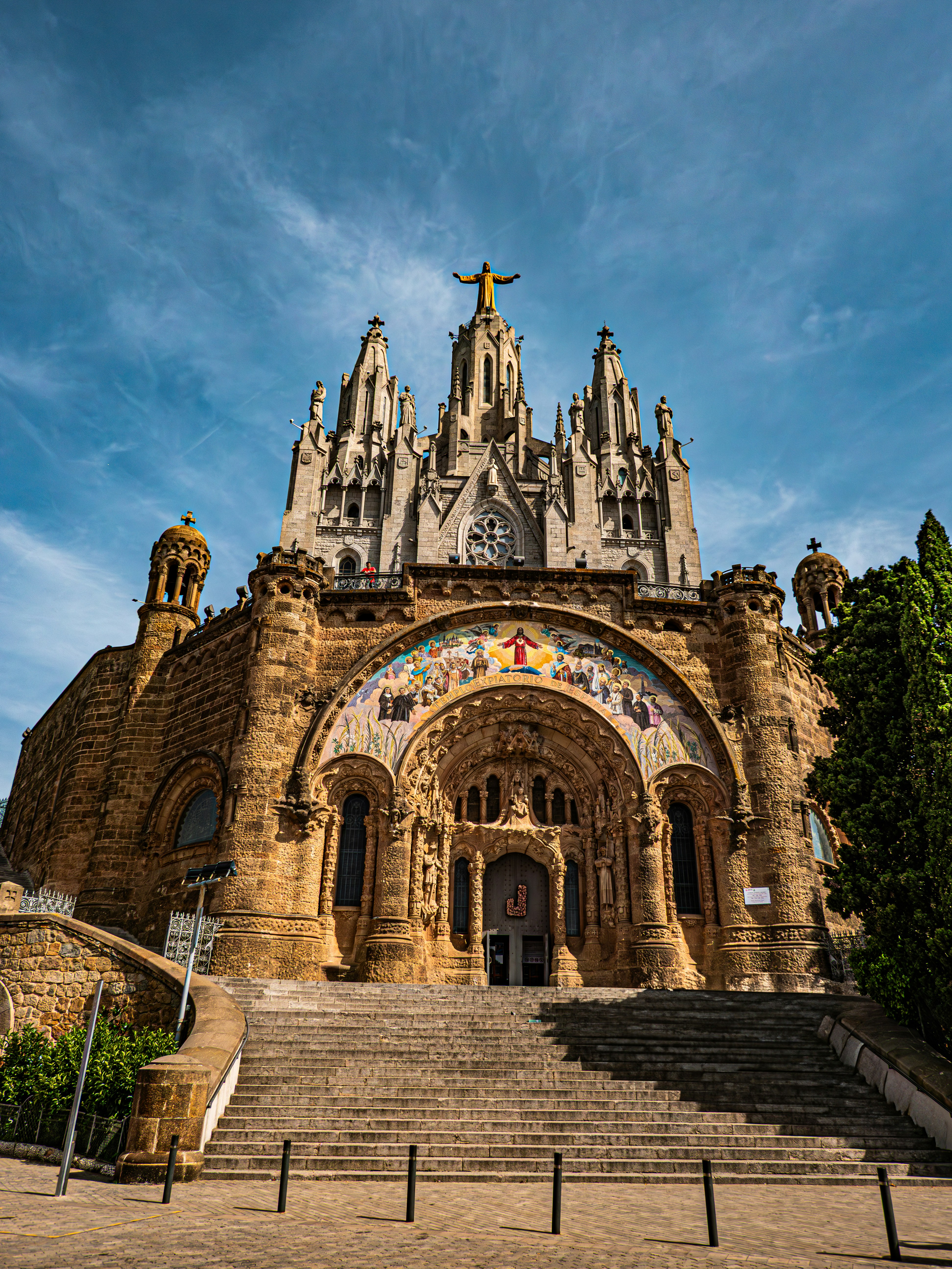 Staircase to the Mosaic Portal: Cathedral Crowned by Sky