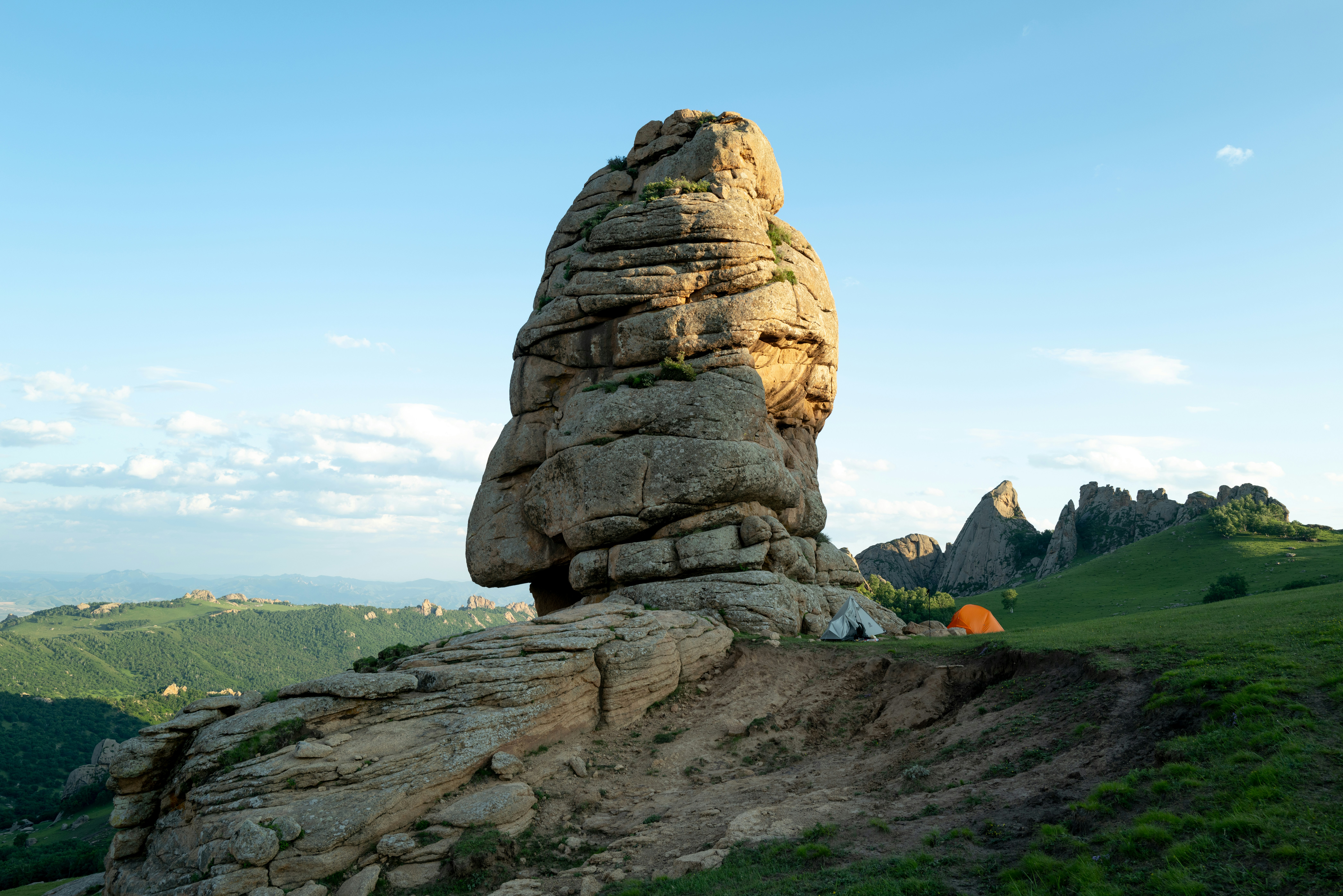 Granite Sentinel on a Sunlit Ridge
