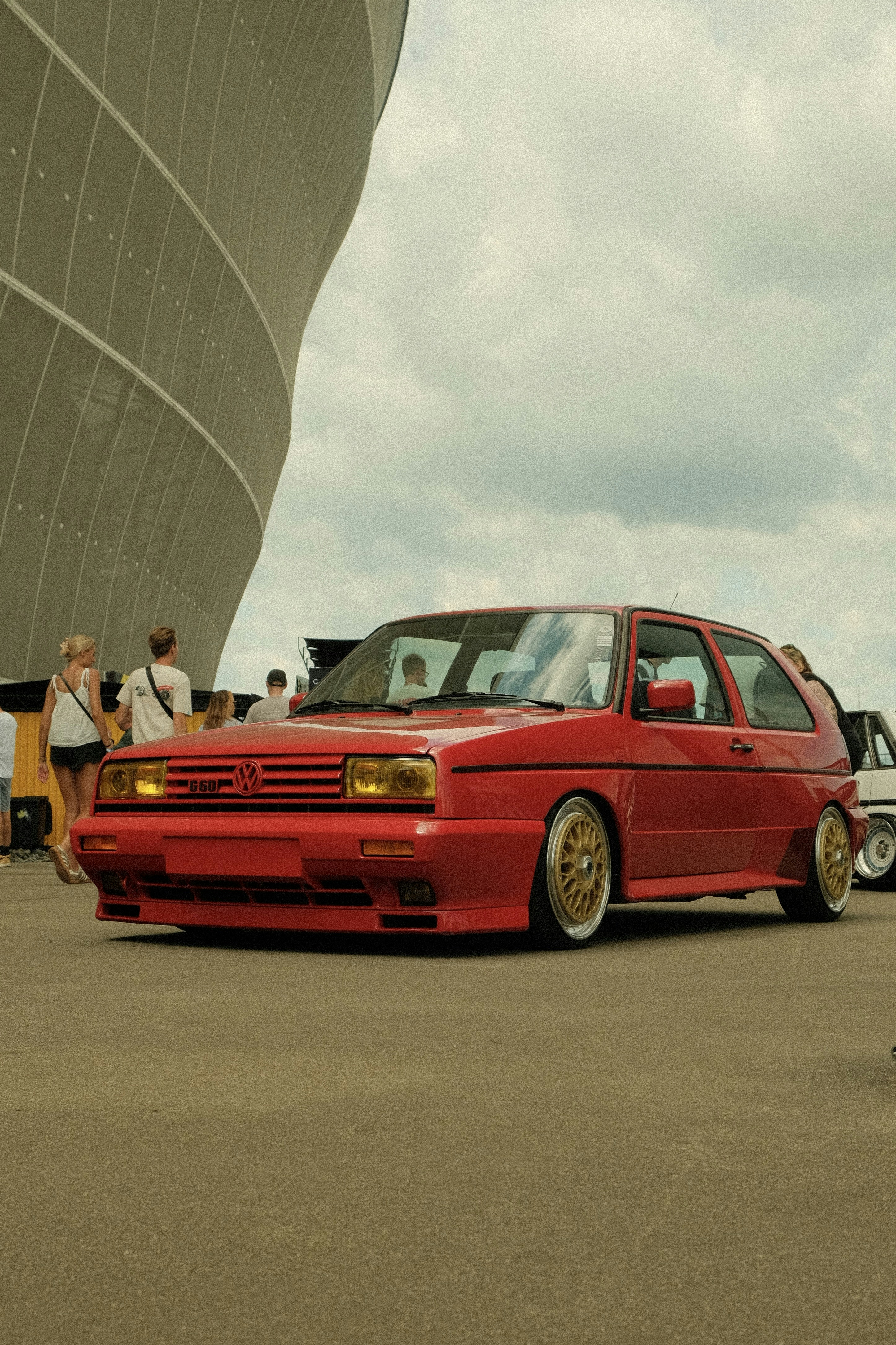 Retro Revival: The Iconic Red Ride
