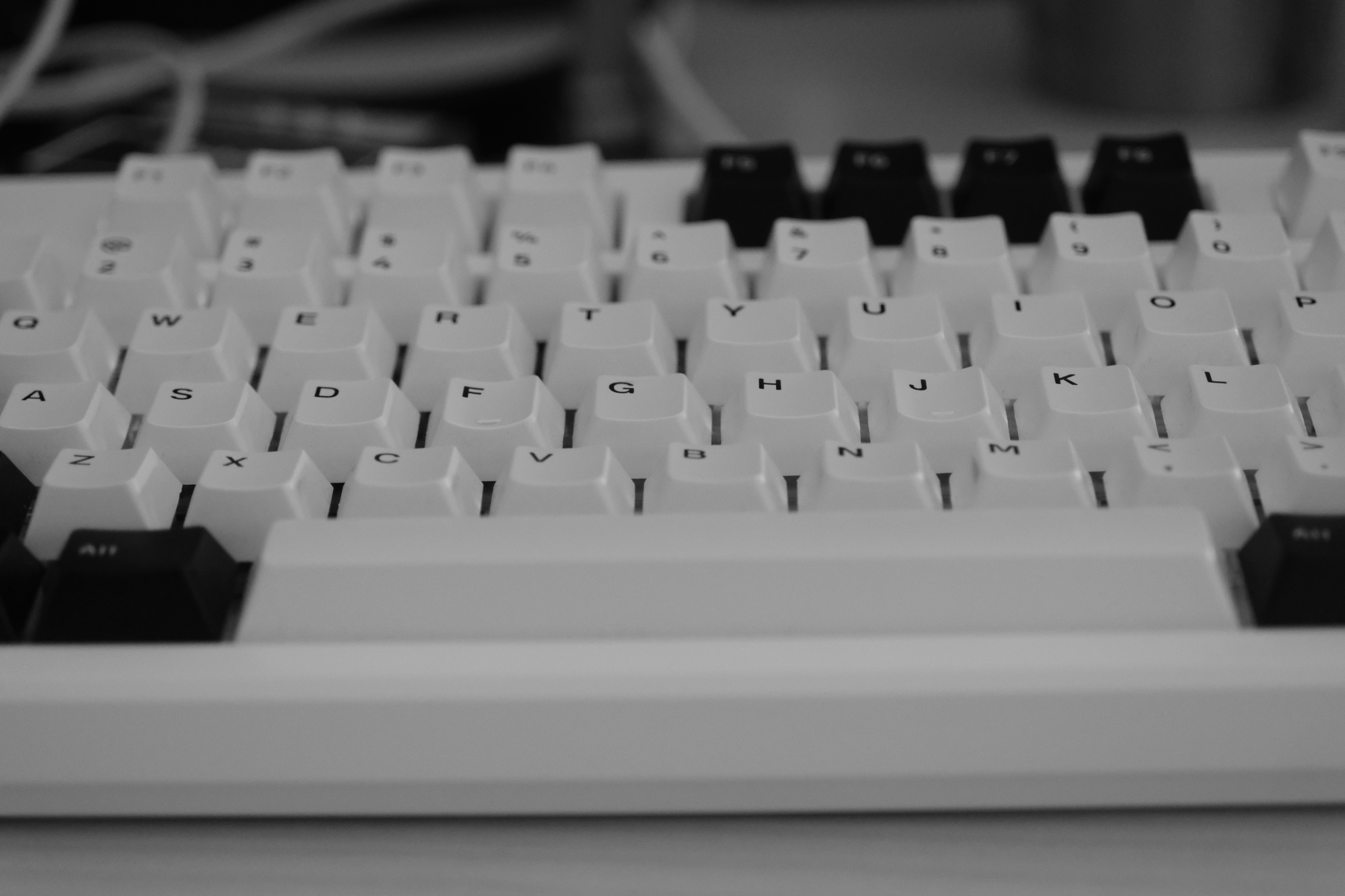 Monochrome Typing Symphony