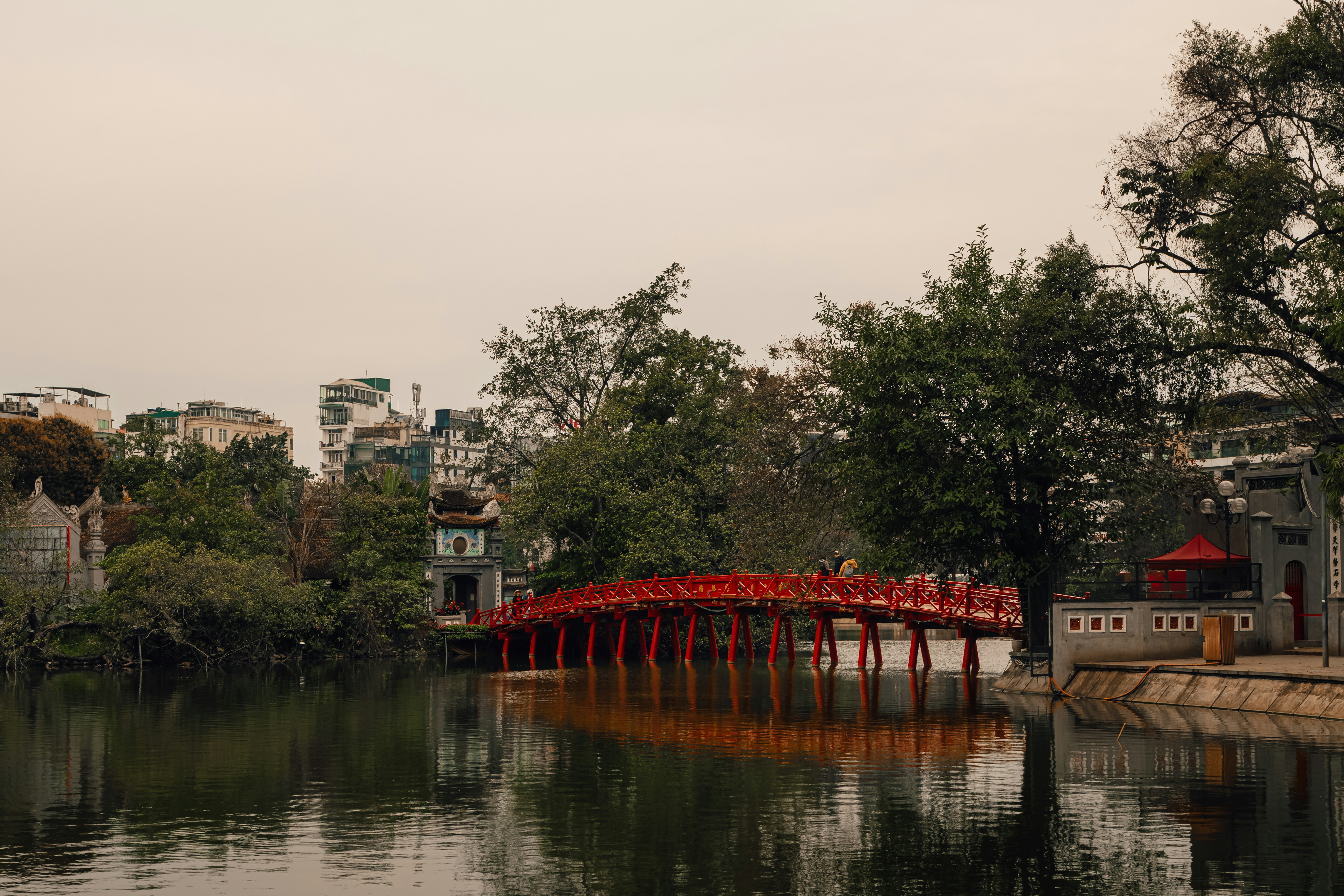 Reflections of Tradition: The Scarlet Bridge