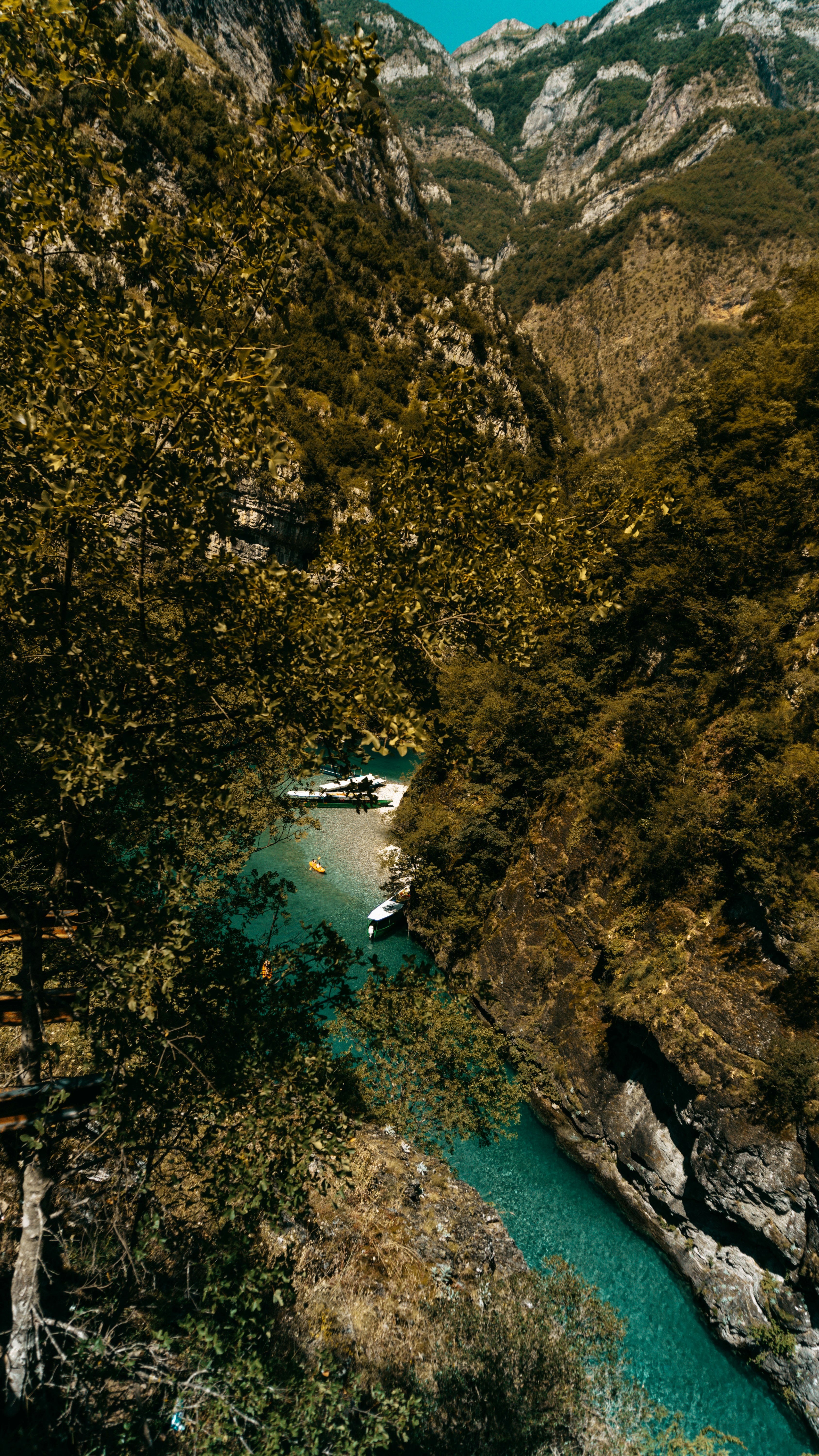 Emerald Waters Embraced by Nature's Majesty