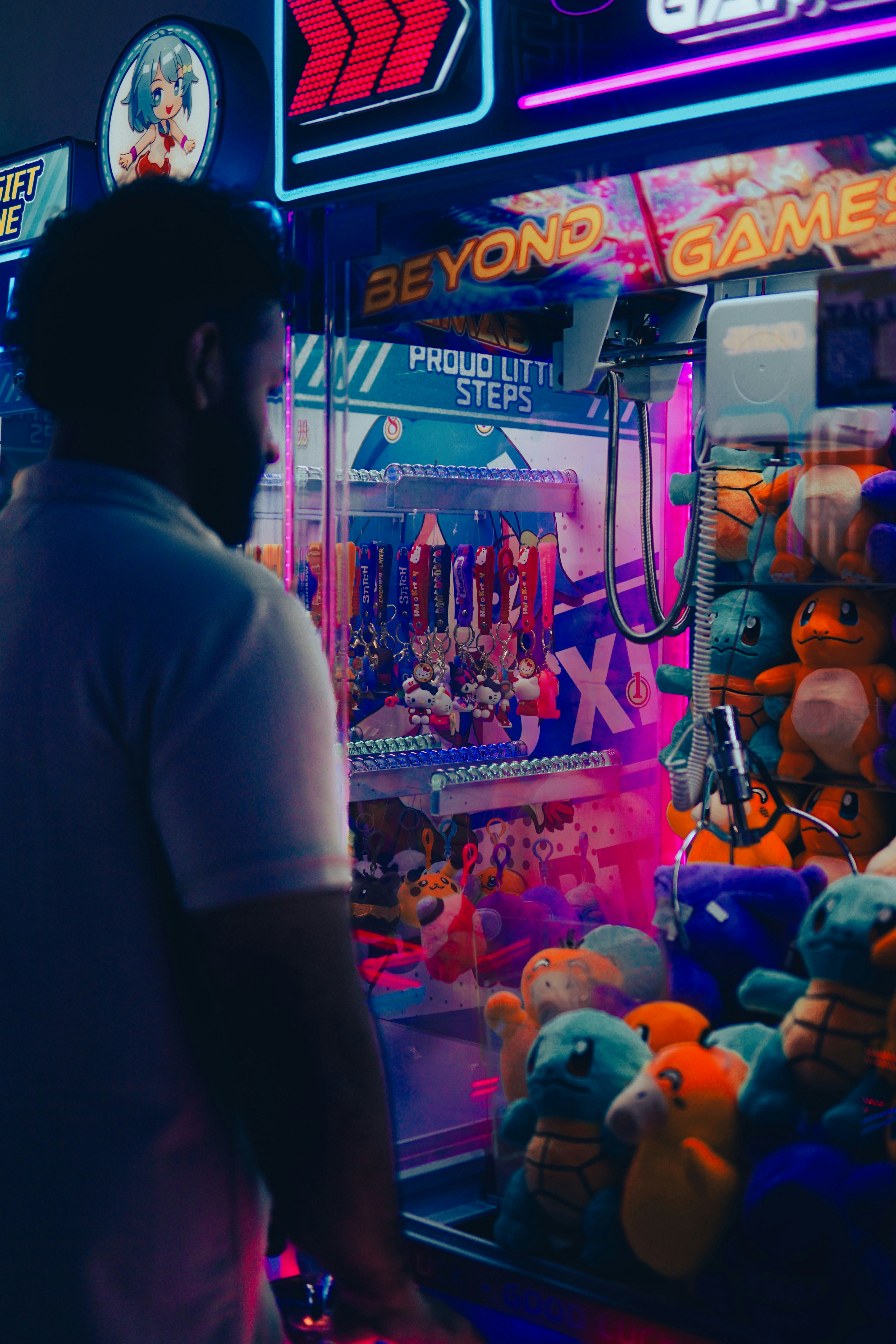 Neon Prize: A Closer Look at the Claw Machine's Colorful Echoes