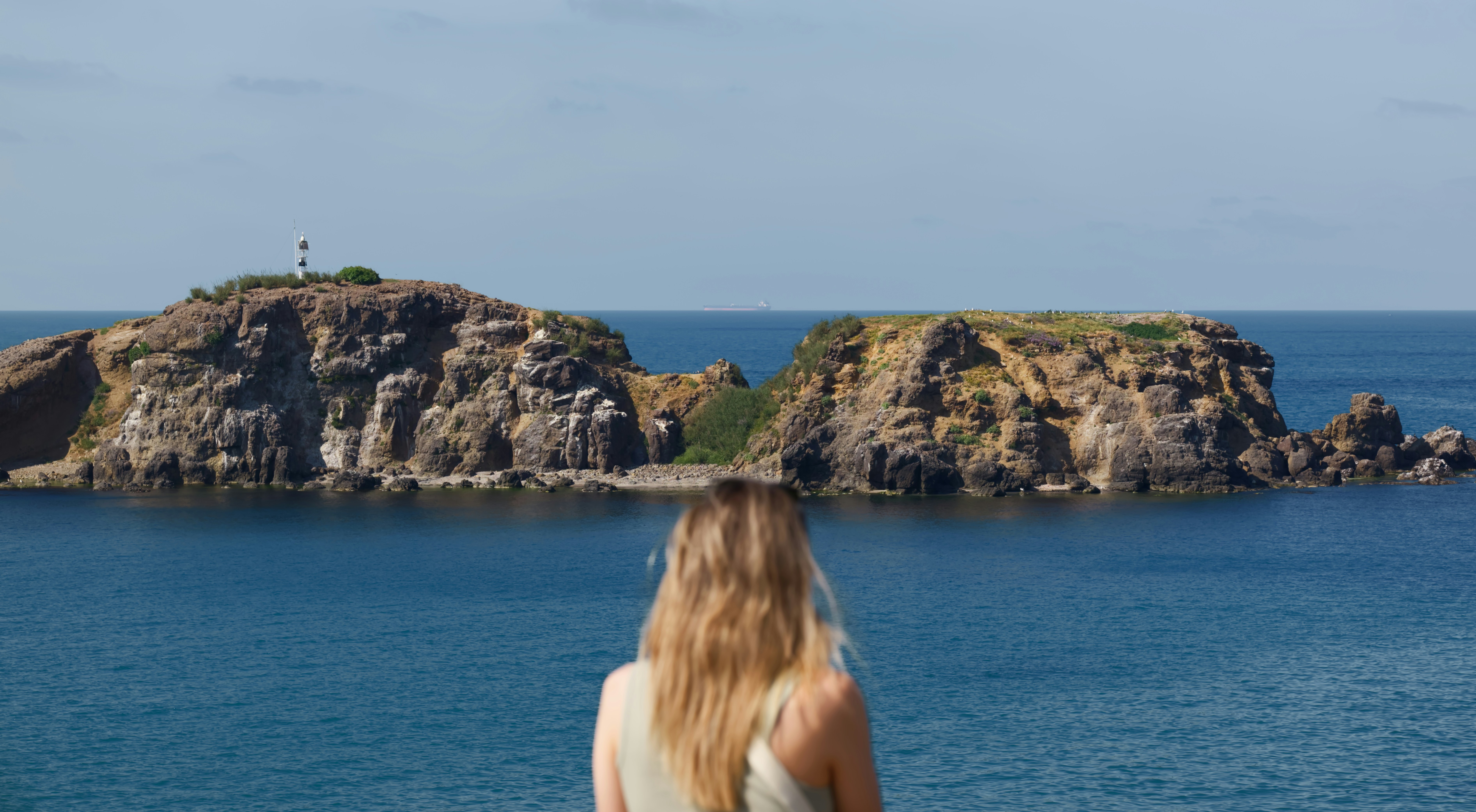 Seaside Solitude: A Moment by the Waves
